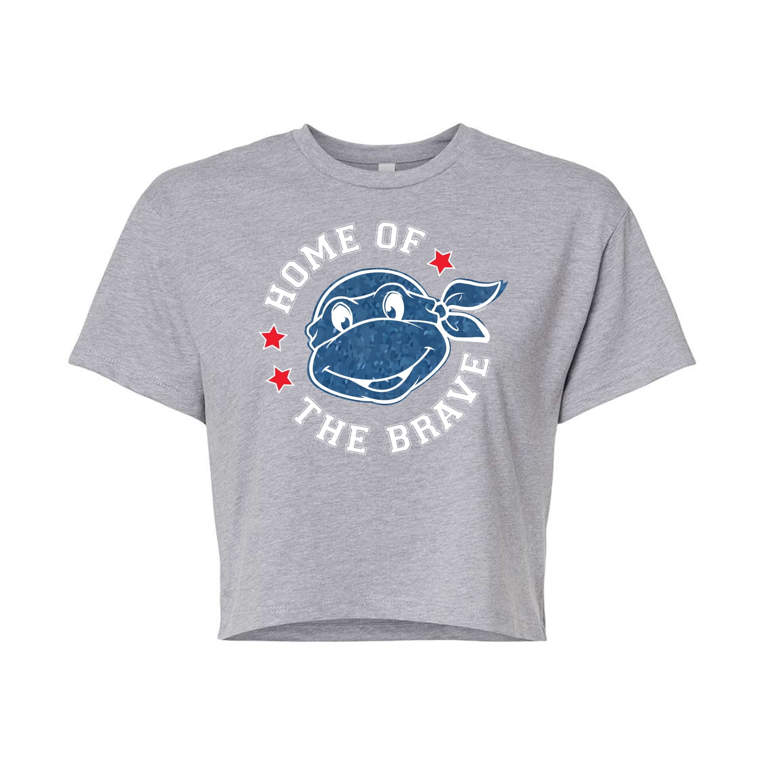 Teenage Mutant Ninja Turtles - Born Raised USA - Juniors Cropped Tee ...
