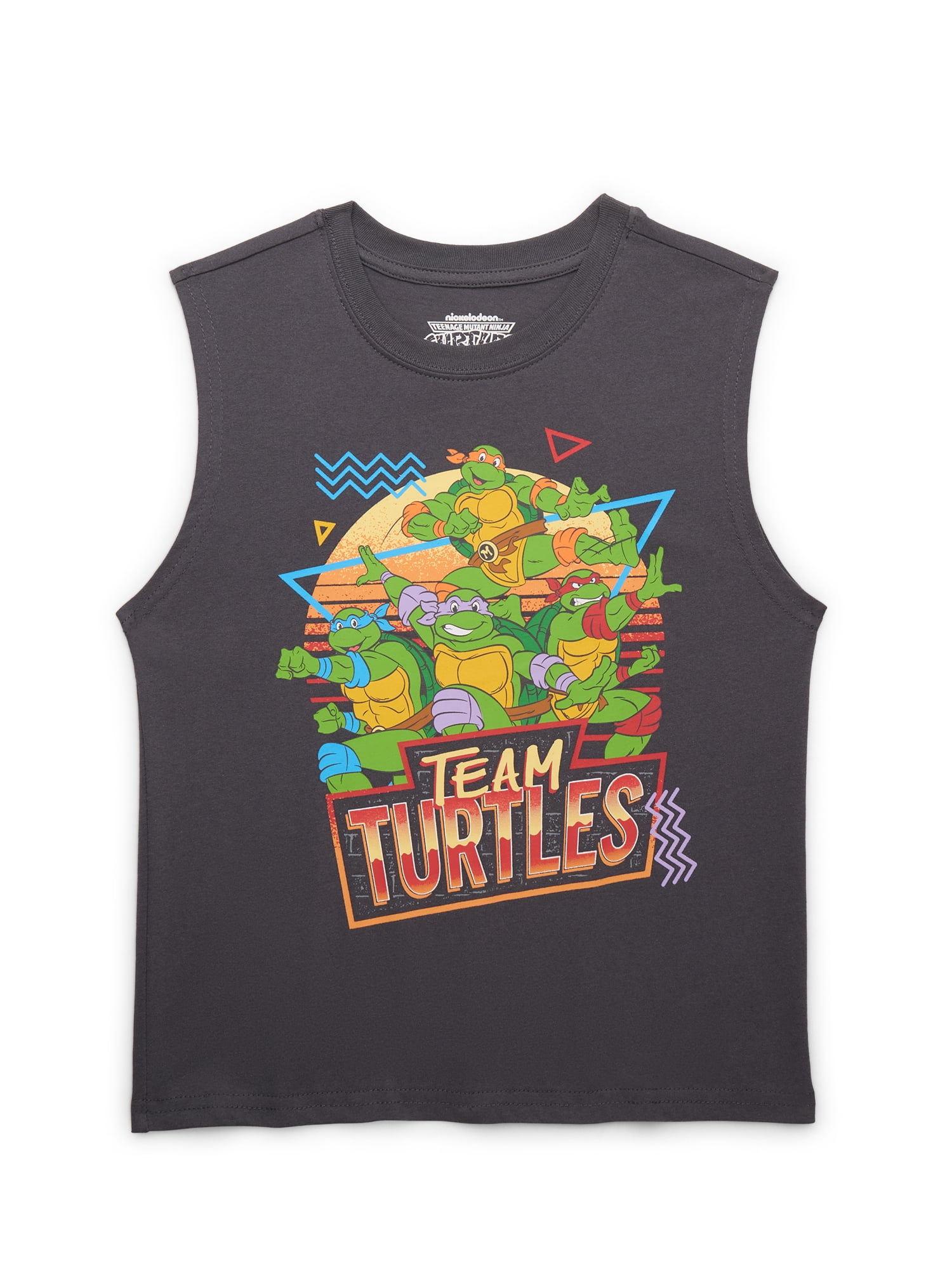 Teenage Mutant Ninja Turtles Boys Fashion Muscle Graphic Tank, Sizes 4 ...