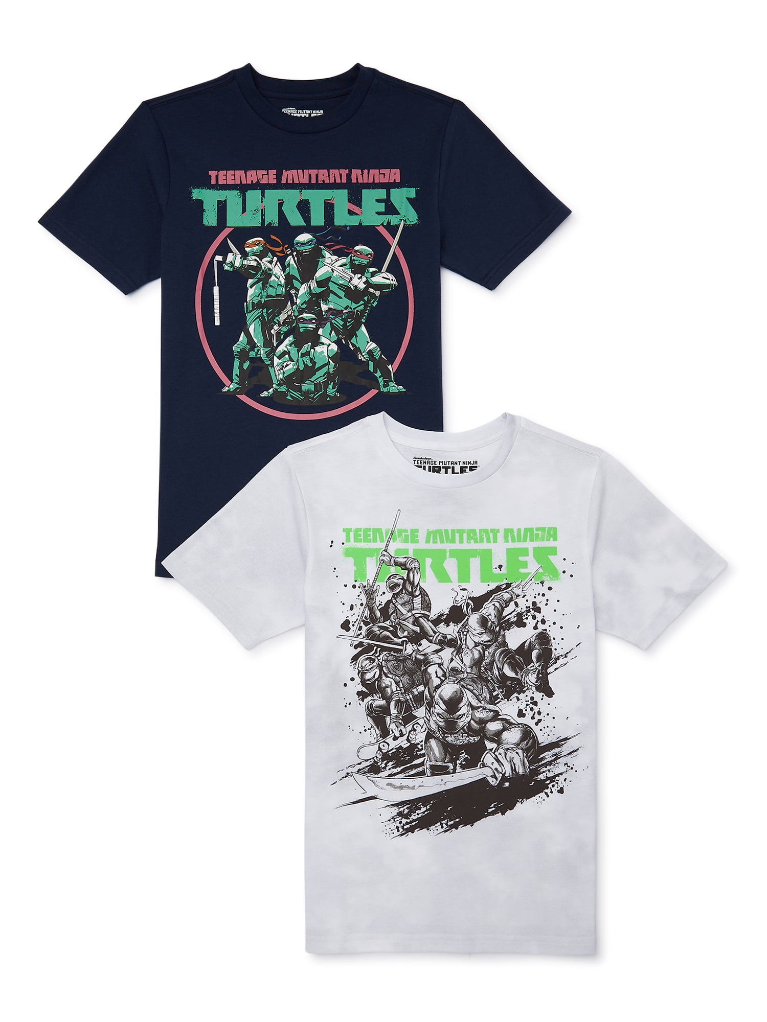 Teenage Mutant Ninja Turtles Boys Graphic Tees 2-Pack XS-XXL ...