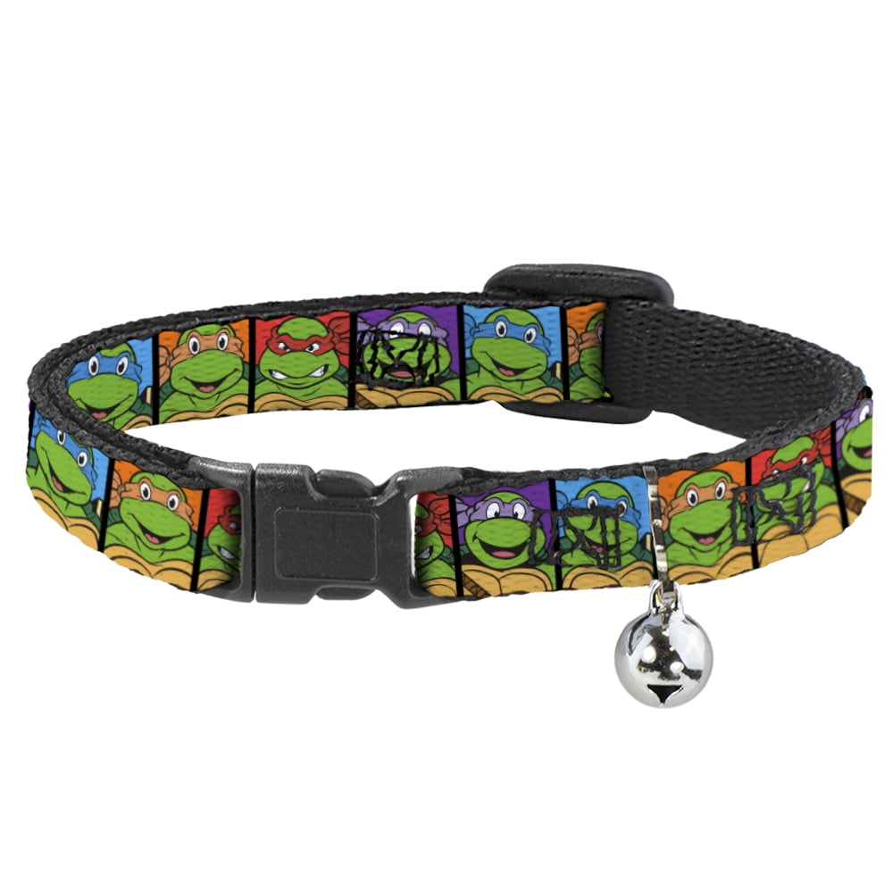Teenage Mutant Ninja Turtles Breakaway Cat Collar With Bell, Plastic ...