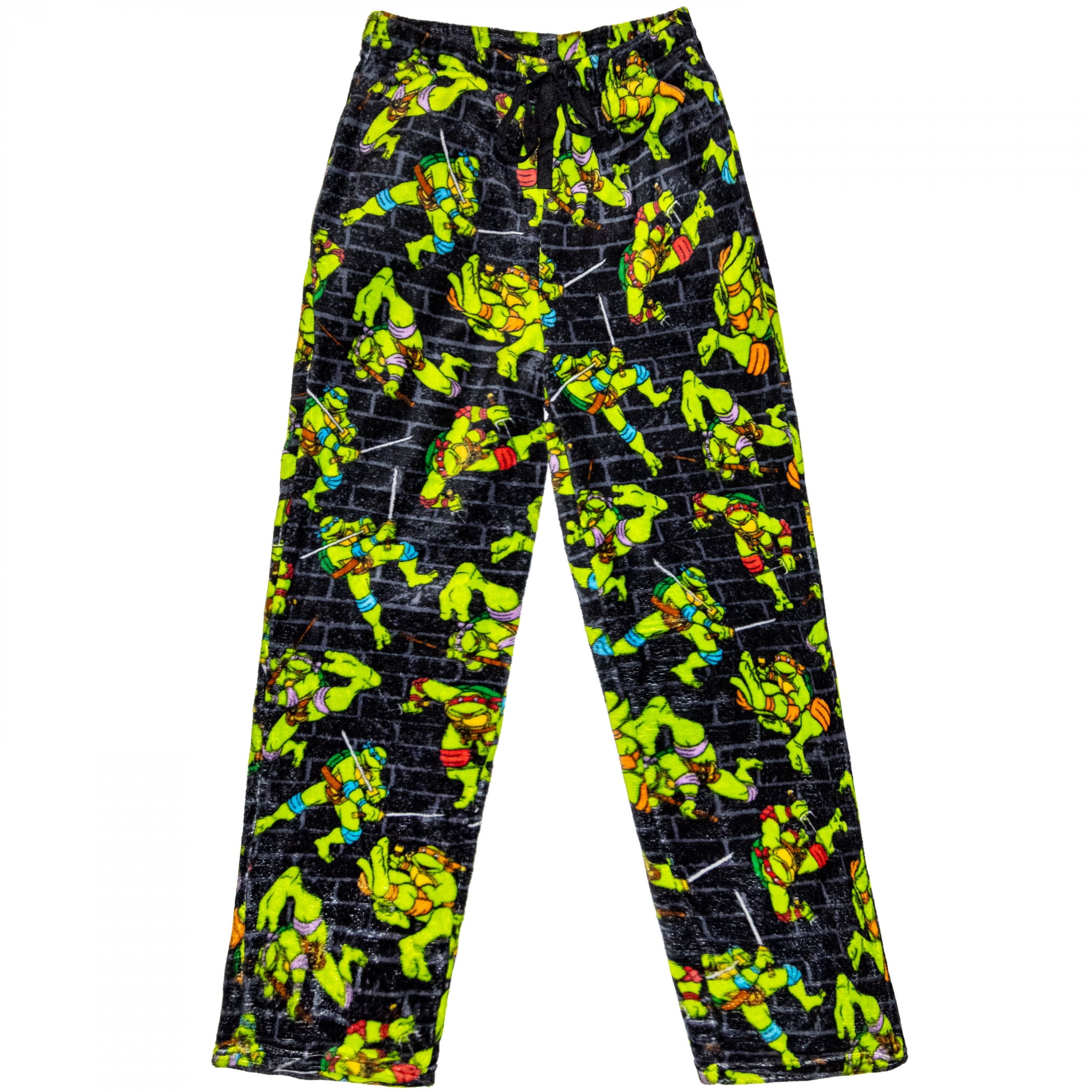 Teenage Mutant Ninja Turtles Brick Wall Men's Sleep Pants-Large (36-38 ...