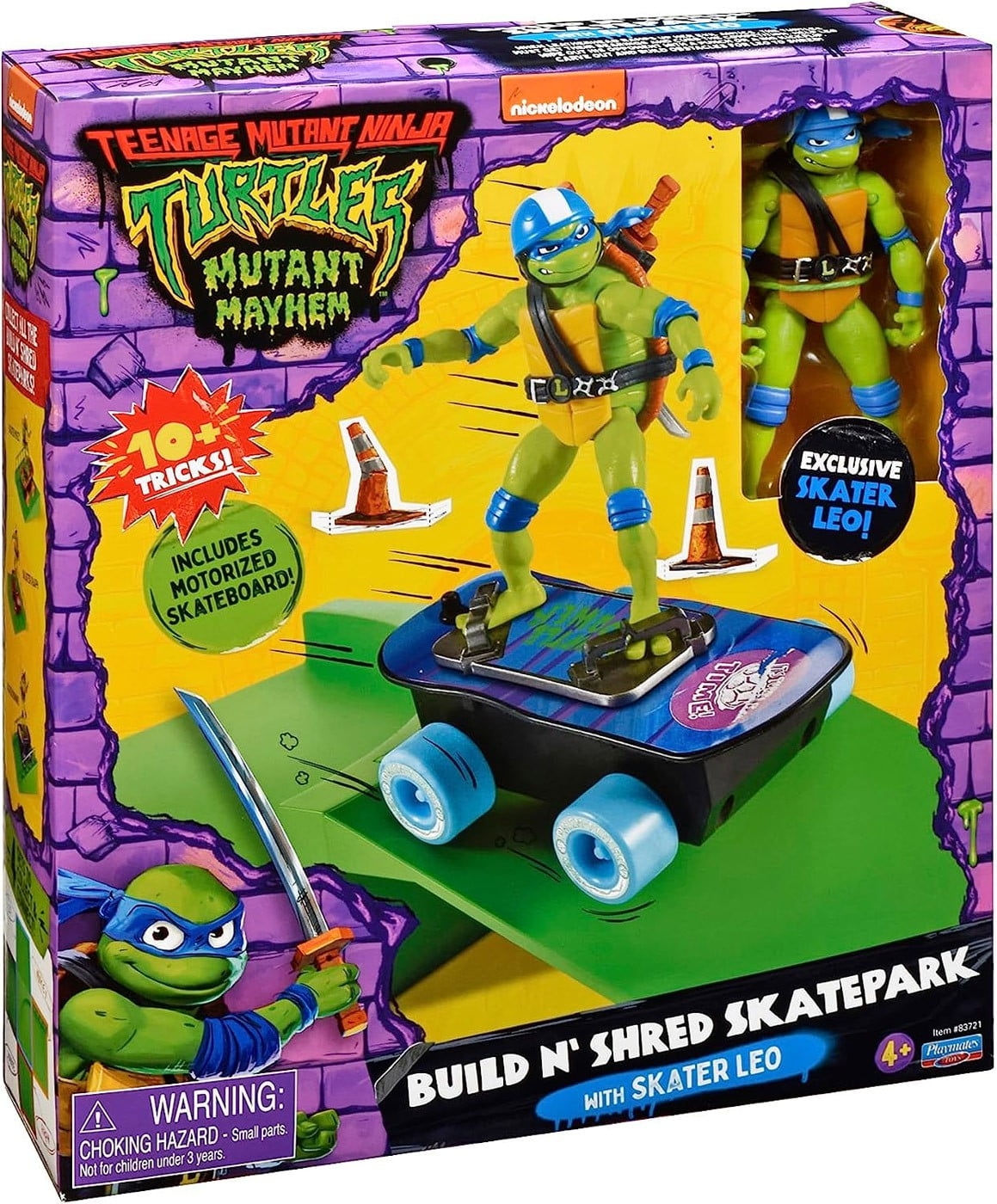 Teenage Mutant Ninja Turtles Build N' Shred Skatepark with Skater Leo ...