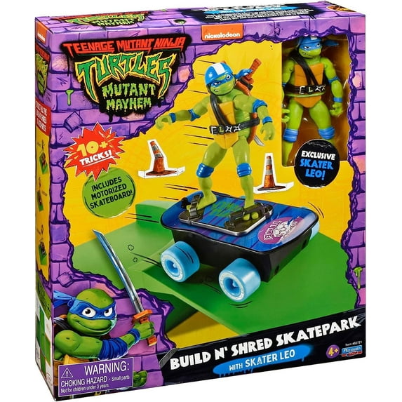 Teenage Mutant Ninja Turtles Build N' Shred Skatepark with Skater Leo ...