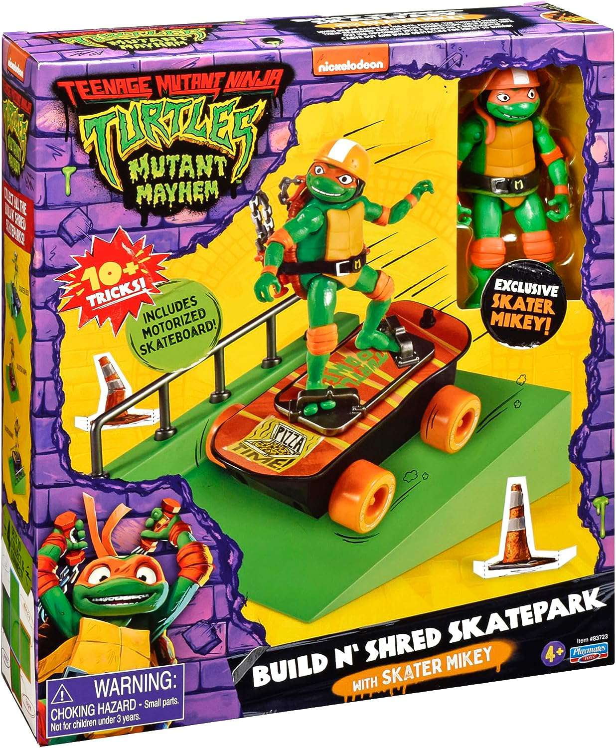 Teenage Mutant Ninja Turtles Build N' Shred Skatepark with Skater Mikey ...