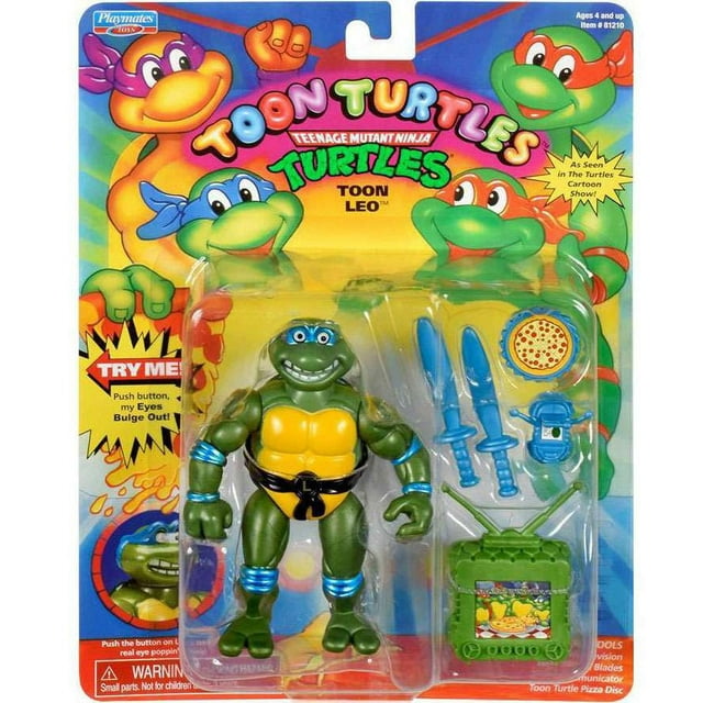 Teenage Mutant Ninja Turtles Cartoon Toon Leo Action Figure - Walmart.com