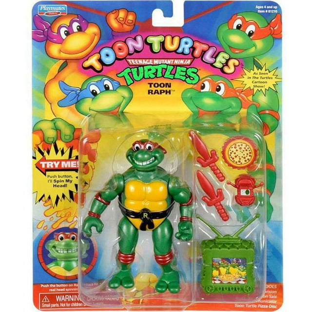 Teenage Mutant Ninja Turtles Cartoon Toon Raph Action Figure - Walmart.com