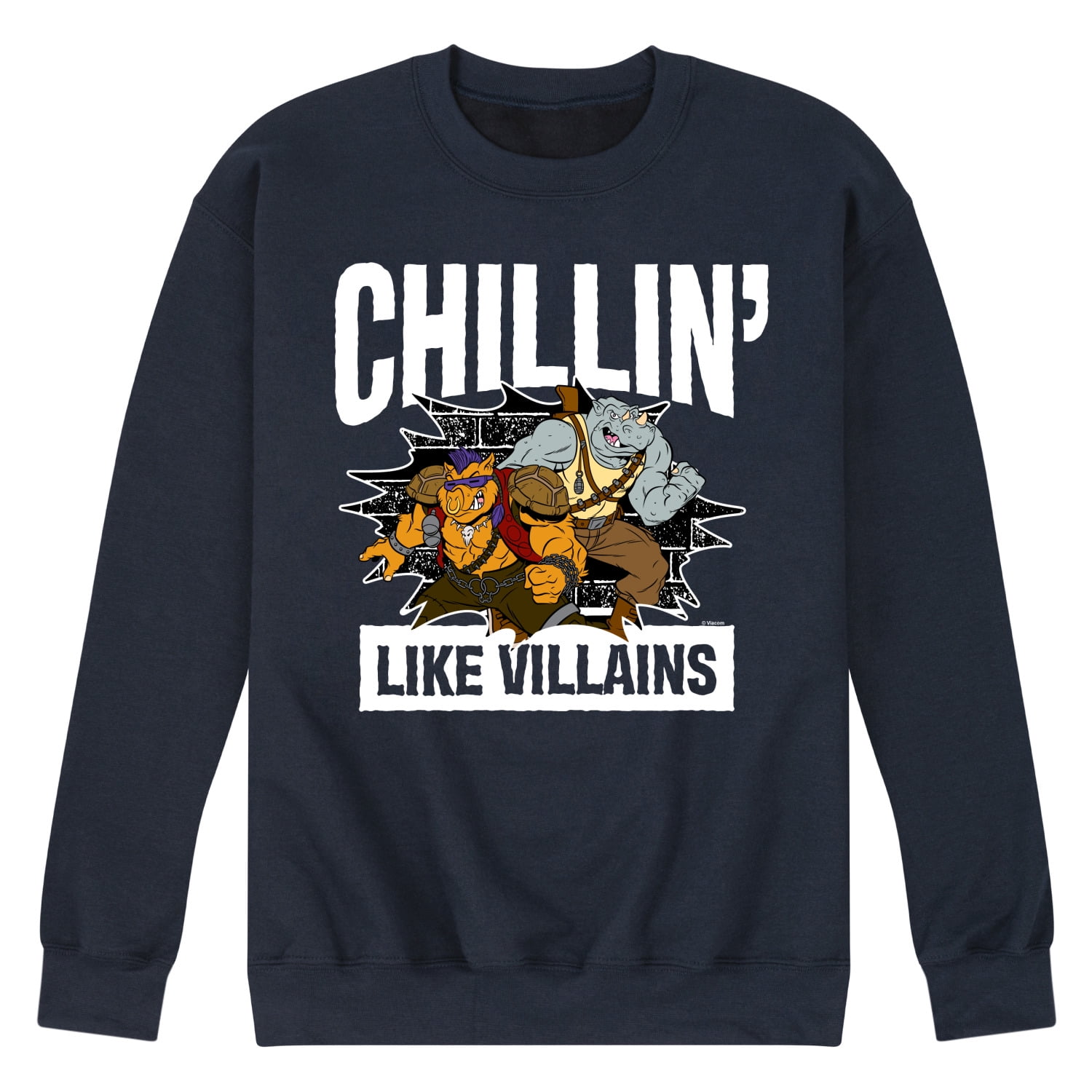 Teenage Mutant Ninja Turtles - Chillin Like Villains - Men's Crew Neck ...
