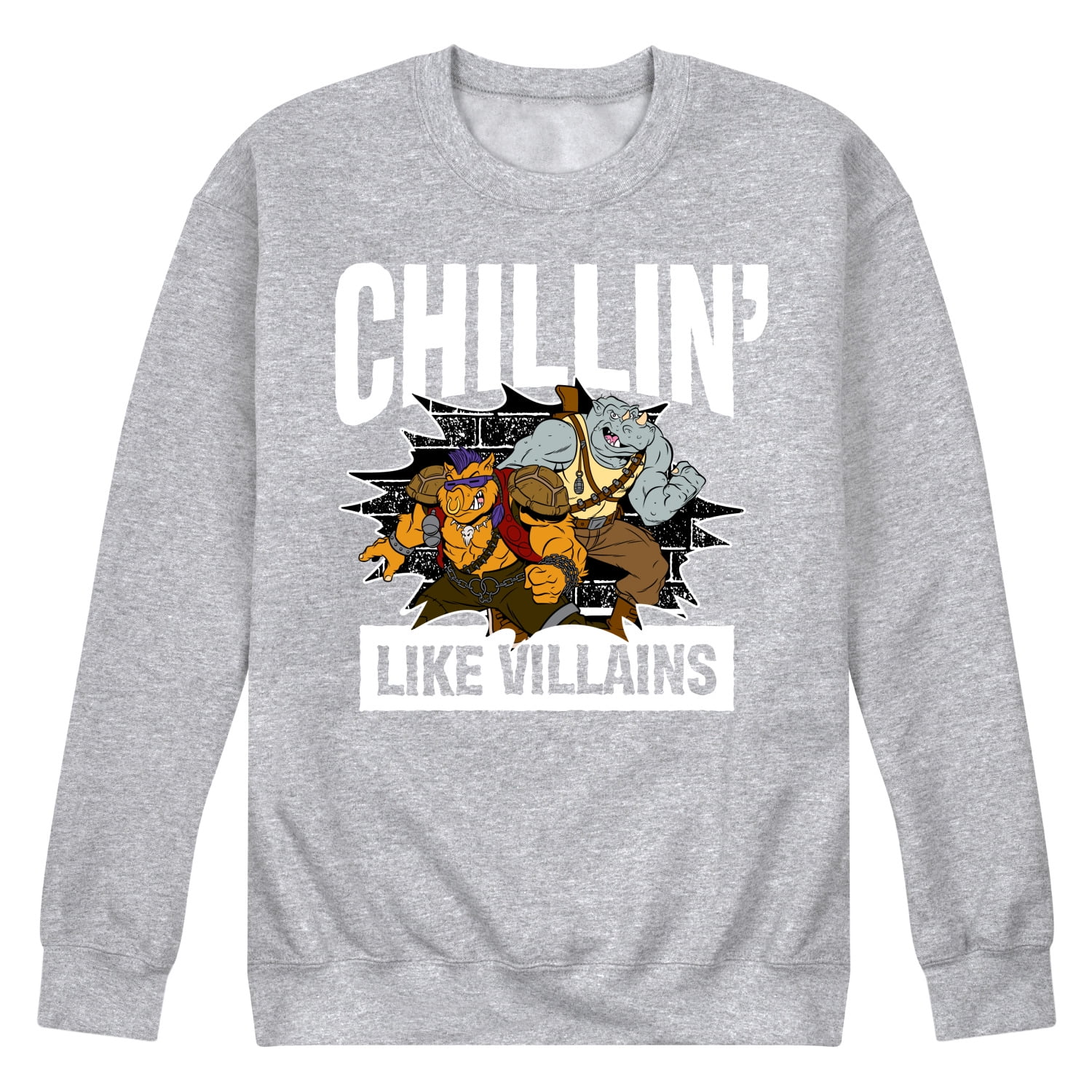 Teenage Mutant Ninja Turtles - Chillin Like Villains - Men's Crew Neck ...
