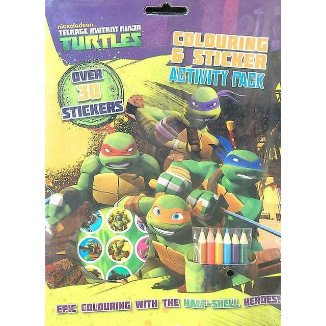 Teenage Mutant Ninja Turtles Colouring and Sticker Activity Pack ...