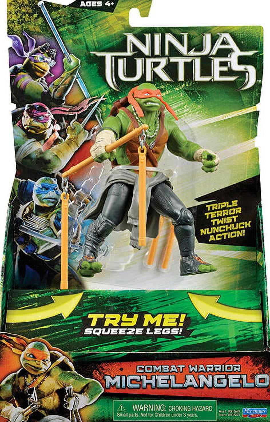 Teenage Mutant Ninja Turtles Combat Warrior Michelangelo - Walmart.com