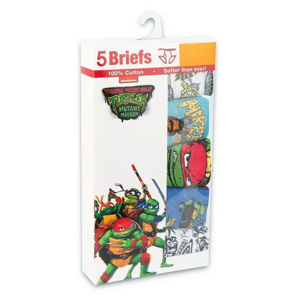 Teenage Mutant Ninja Turtles Cotton Brief Underwear Boys Size 8 ...