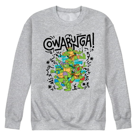 Teenage Mutant Ninja Turtles - Cowabunga TMNT - Men's Crew Neck Fleece ...
