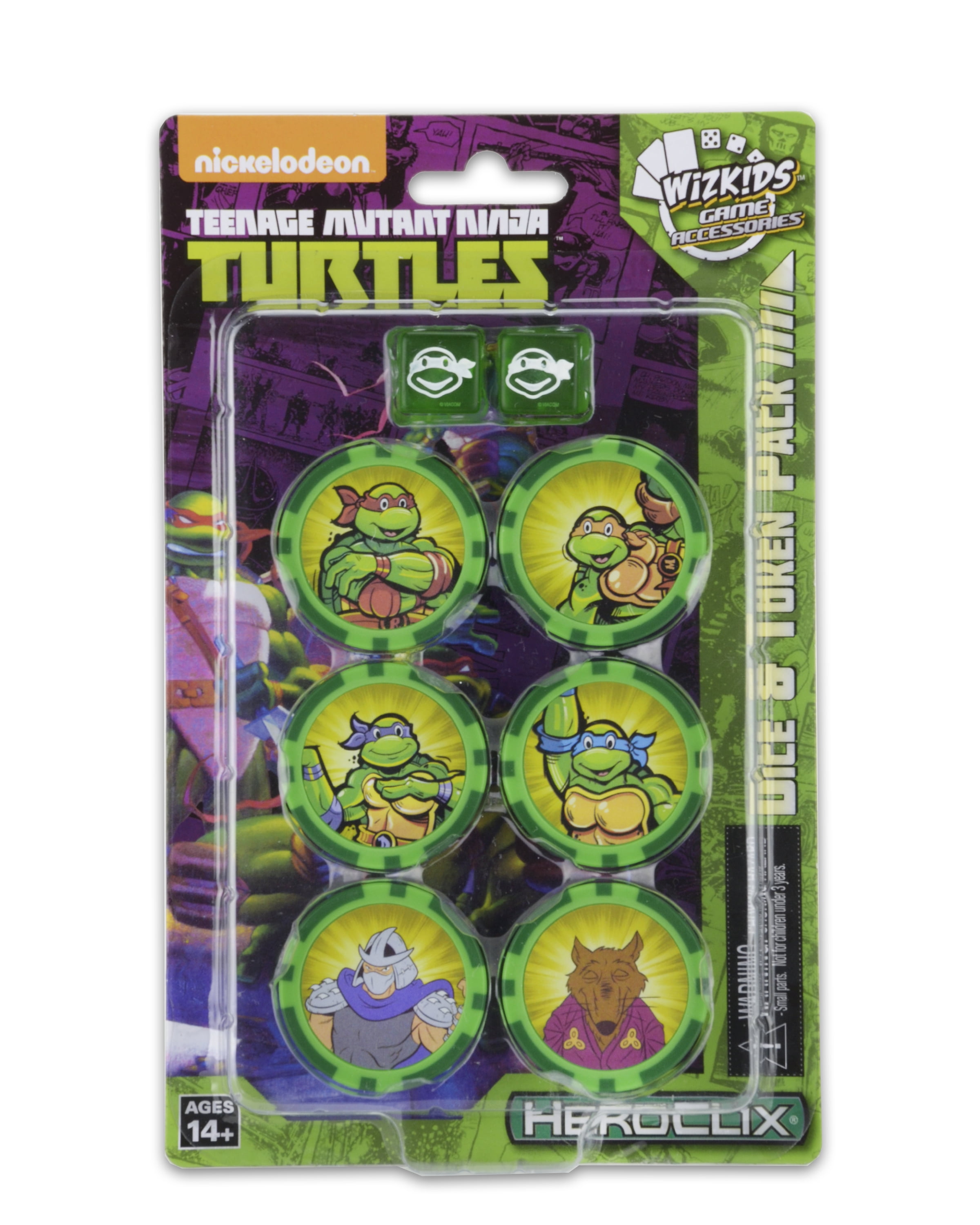 Teenage Mutant Ninja Turtles - Dice & Token Pack New - Walmart.com