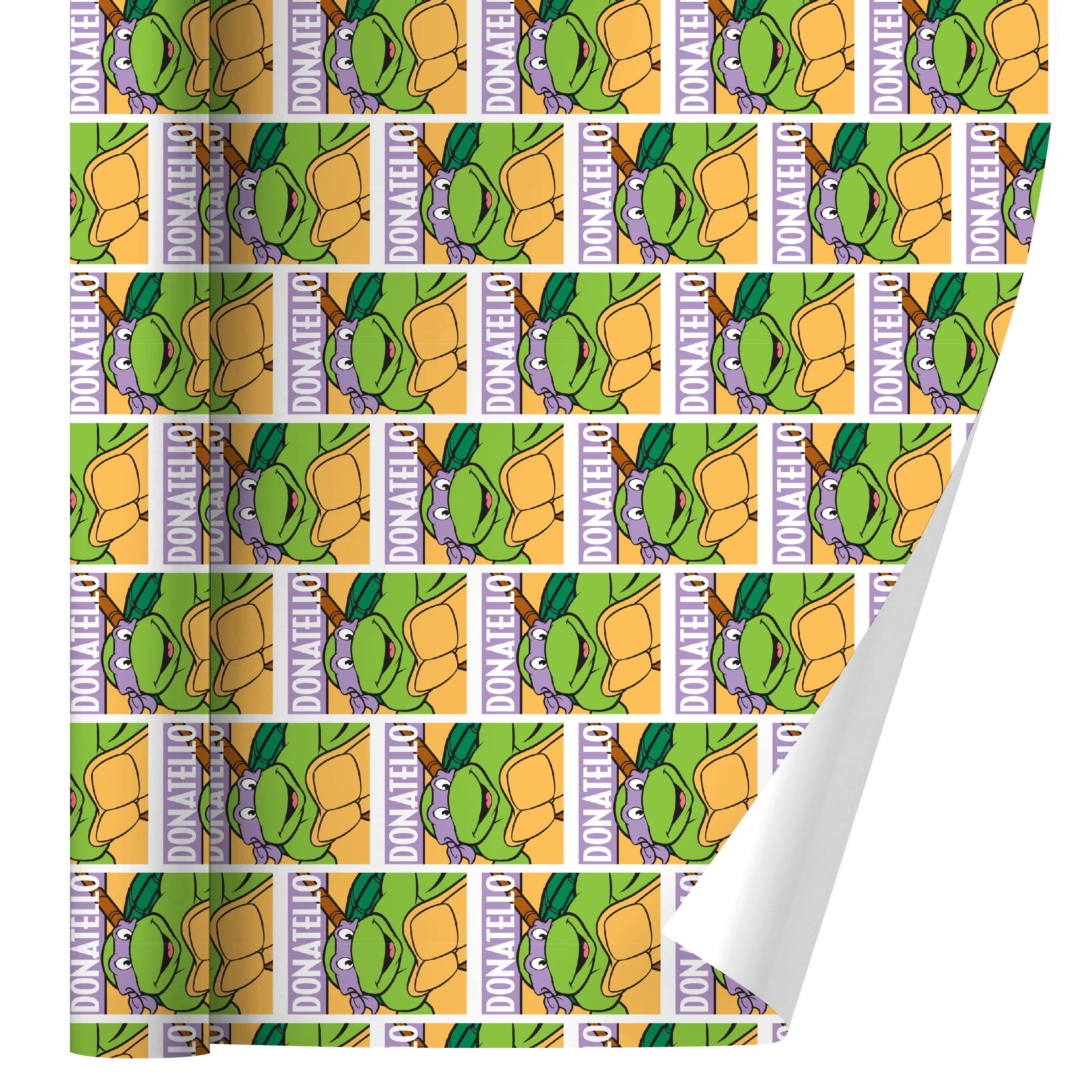 Teenage Mutant Ninja Turtles Donatello Gift Wrap Wrapping Paper Rolls ...