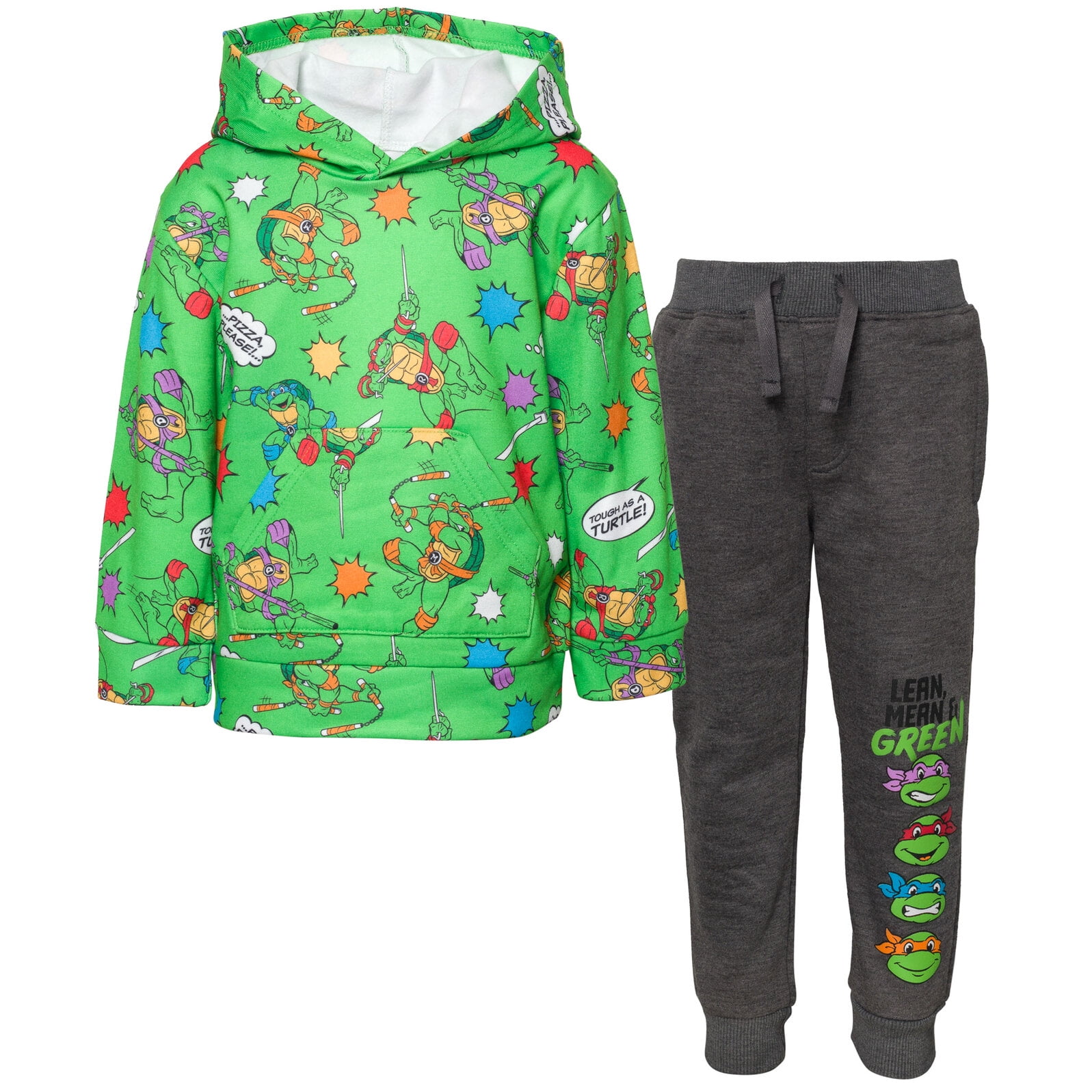 Teenage Mutant Ninja Turtles TMNT Boys Fleece Hoodie & Pants Jogging ...