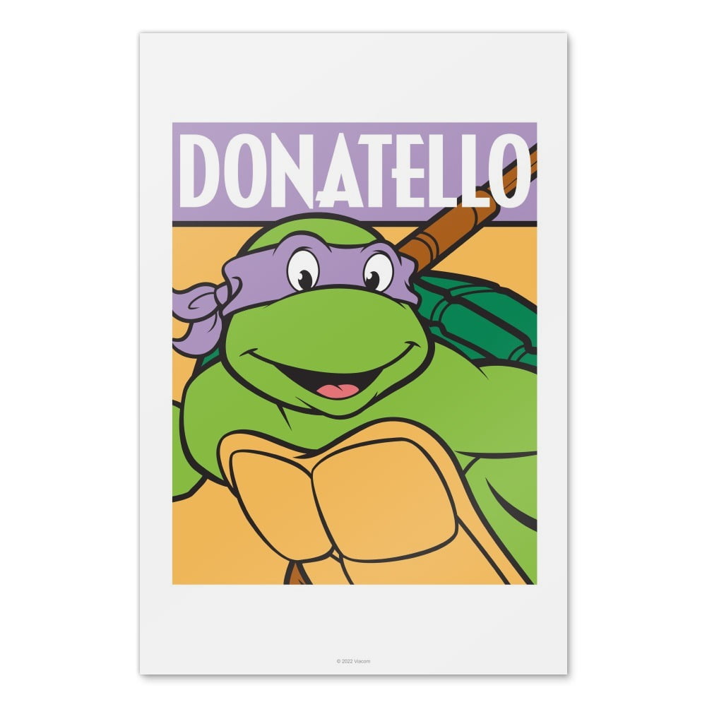Teenage Mutant Ninja Turtles Donatello Wall Art Picture Paper Poster ...