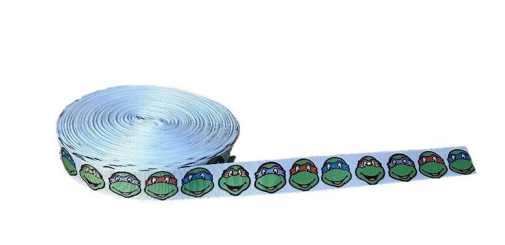 Teenage Mutant Ninja Turtles (TMNT) Faces, White Border Ribbon - 1 ...