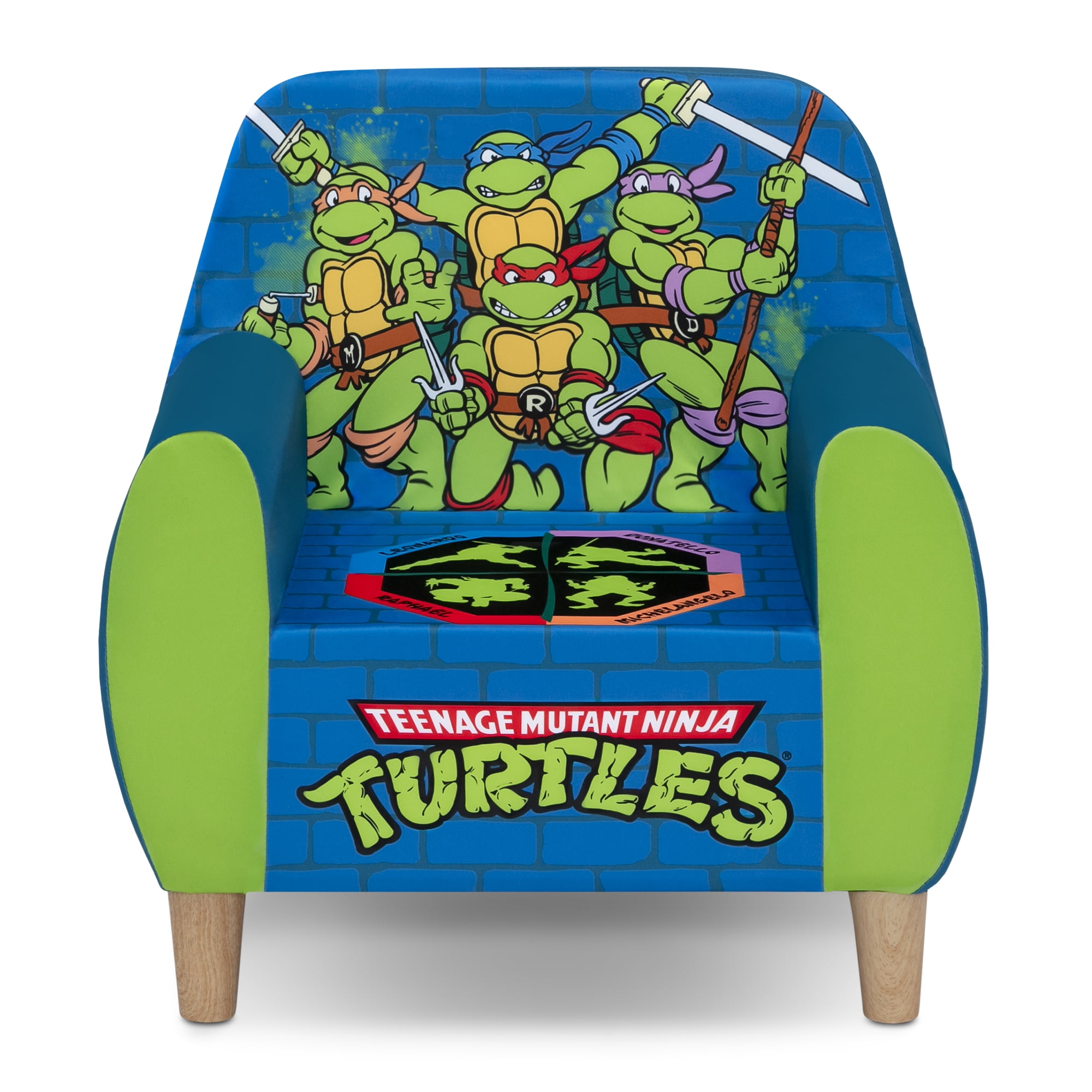 Teenage Mutant Ninja Turtles Foam Chair by Delta Children, Green ...