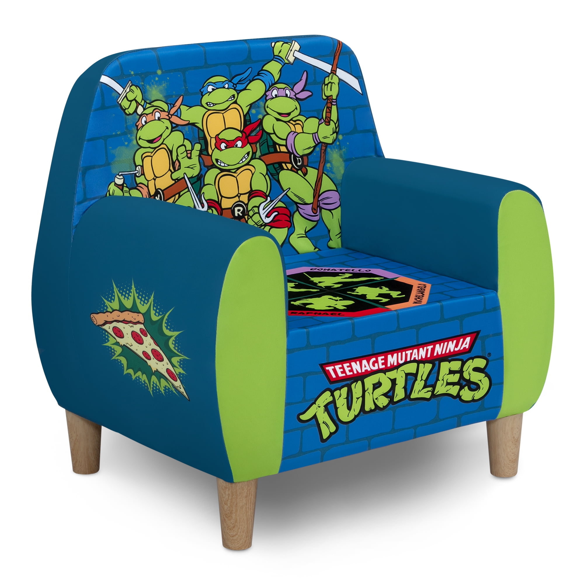 Teenage Mutant Ninja Turtles Foam Chair by Delta Children, Green ...