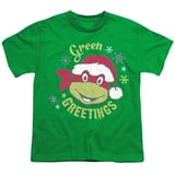 Teenage Mutant Ninja Turtles Green Greetings For Christmas Kids T ...