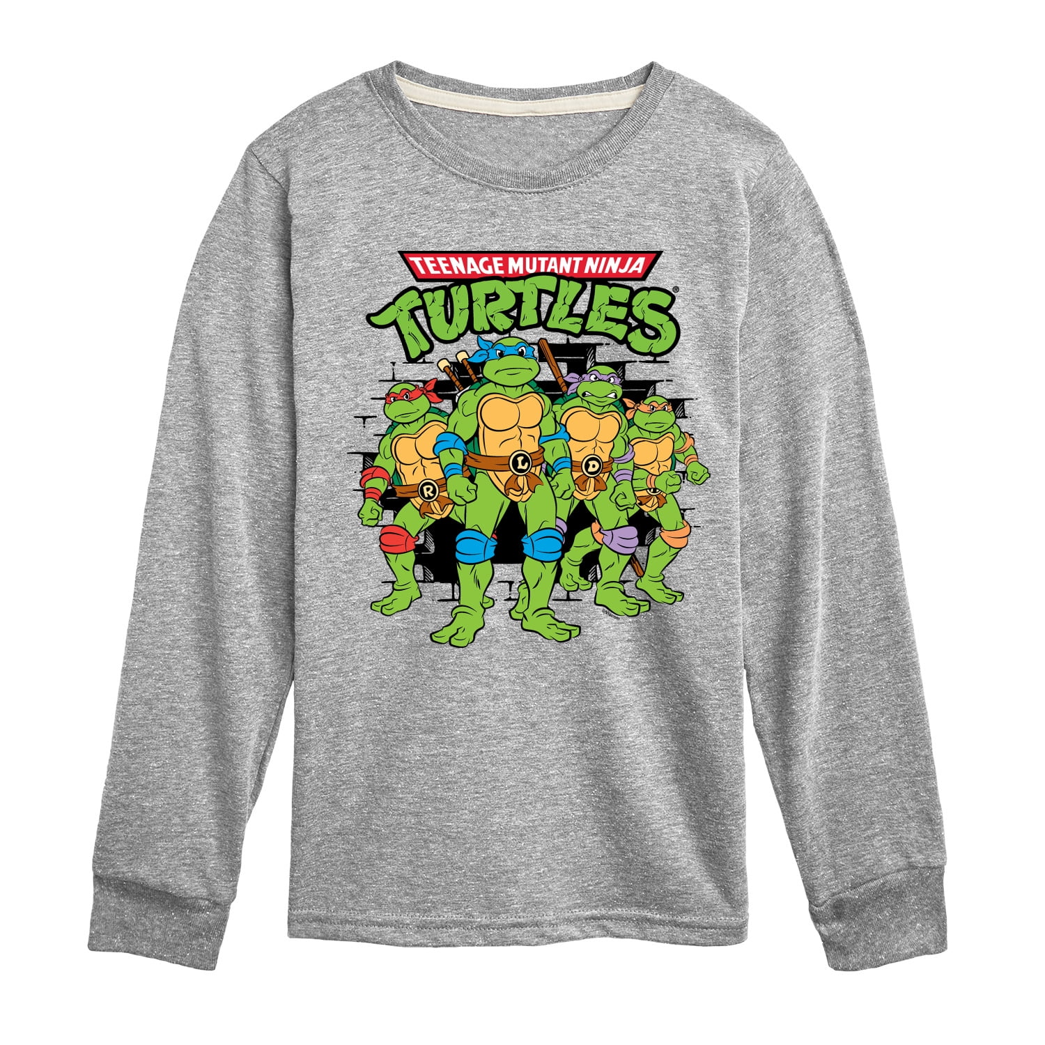 Teenage Mutant Ninja Turtles - Group Logo Brick Wall - Toddler & Youth ...