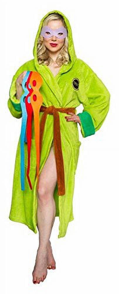 Teenage Mutant Ninja Turtles Hooded Bathrobe with Interchangable Masks ...