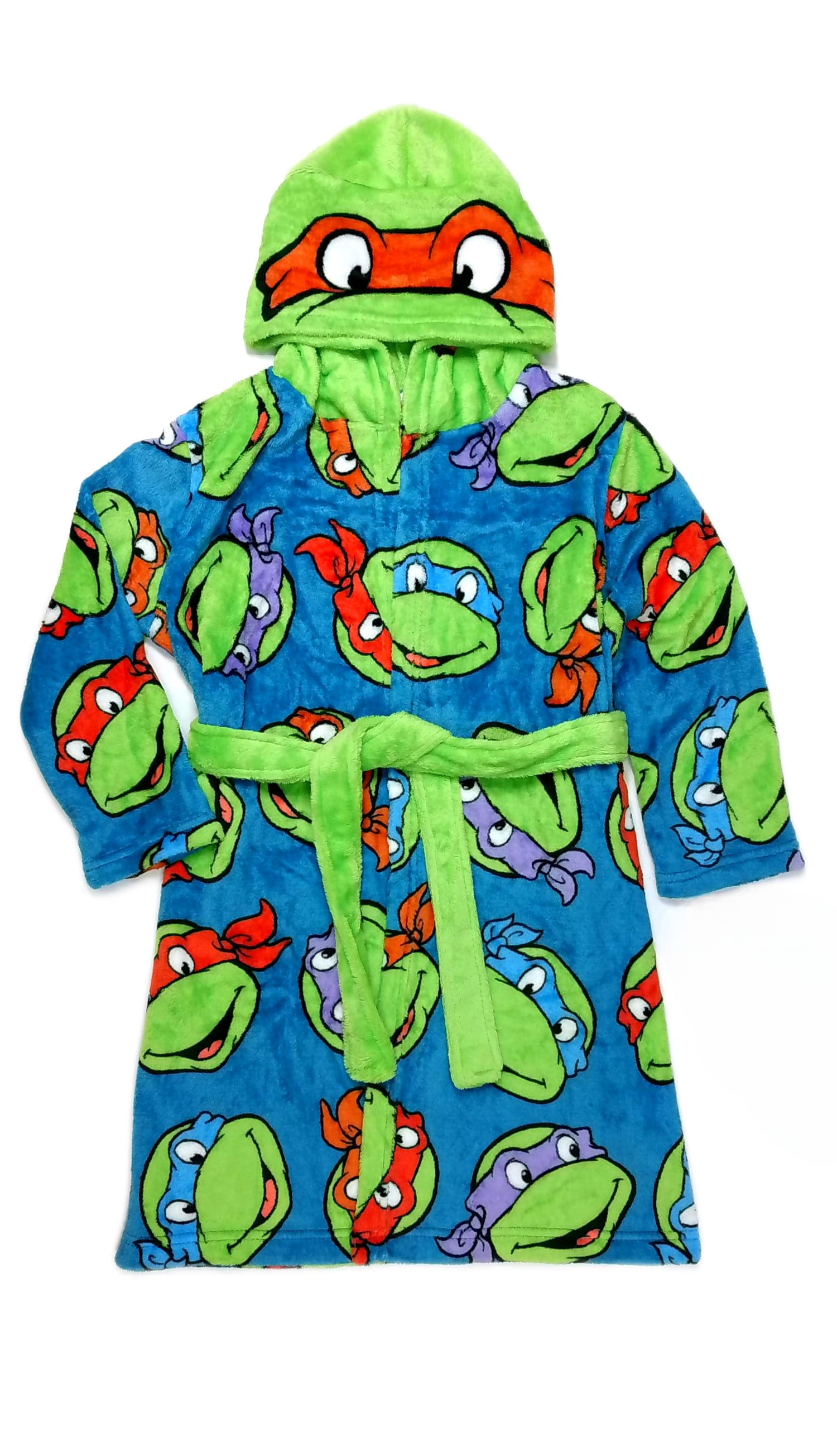 Teenage Mutant Ninja Turtles Hooded Character Soft Fleece Bathrobe ...
