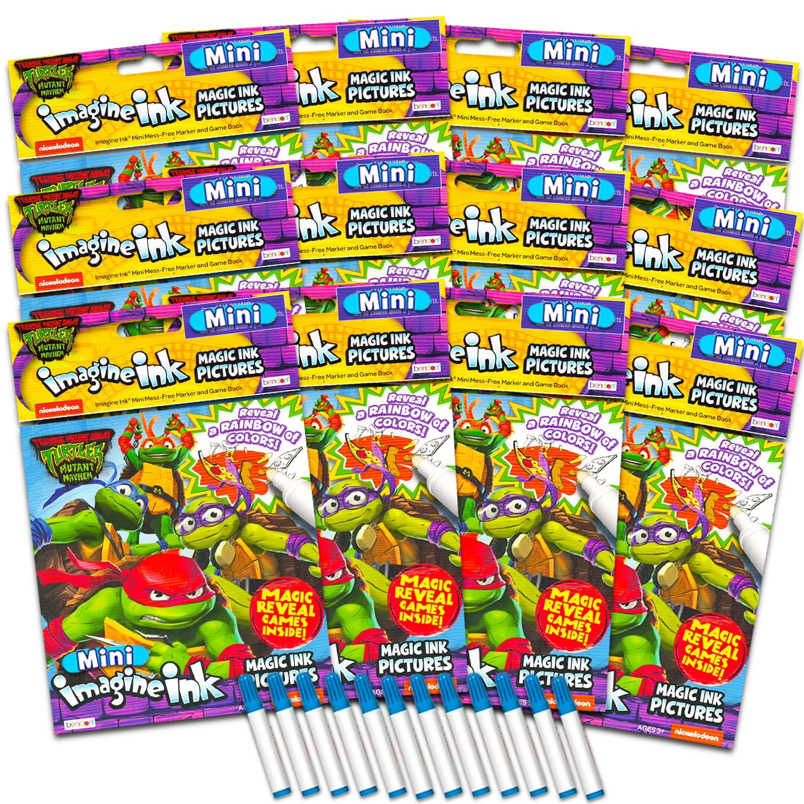 Teenage Mutant Ninja Turtles IFF17 Imagine Ink Coloring Book Set ...