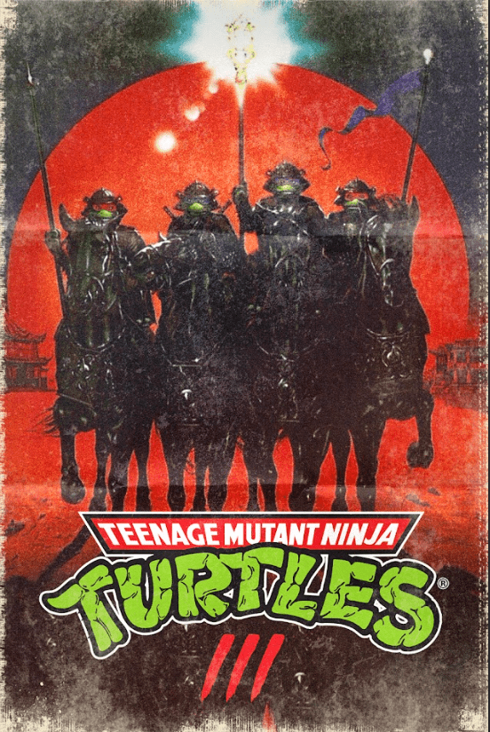 Teenage Mutant Ninja Turtles III (1993) 24x36 Movie Poster Action ...