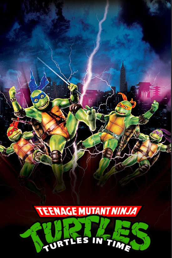 Teenage Mutant Ninja Turtles III (1993) 24x36 Movie Poster Nostalgic ...