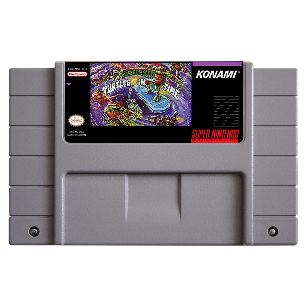Teenage Mutant Ninja Turtles IV - Turtles in Time Version Snes USA Cartridge Super Game For ...