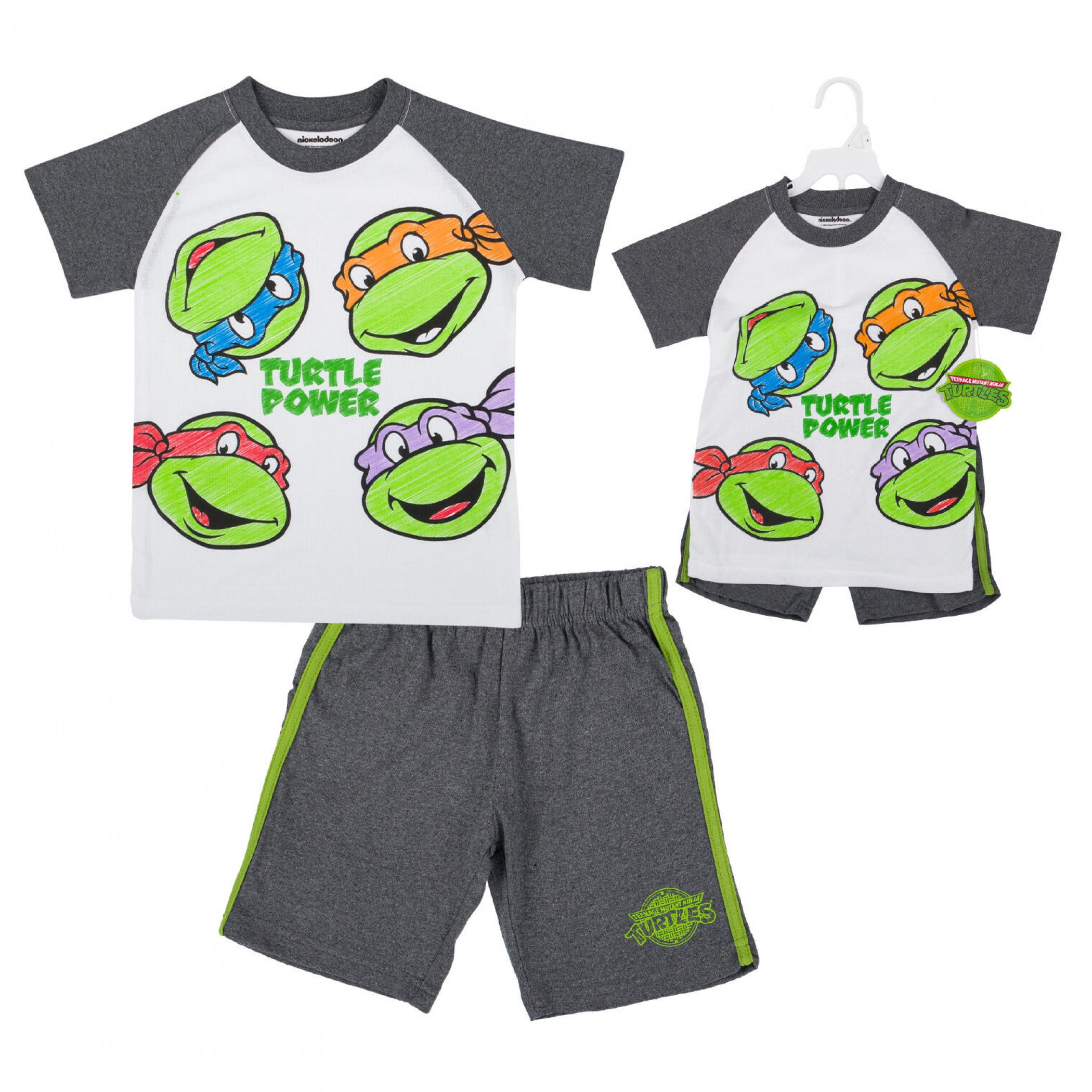 Teenage Mutant Ninja Turtles Kid's 2-Piece Shirt and Shorts Set-Size 4 ...