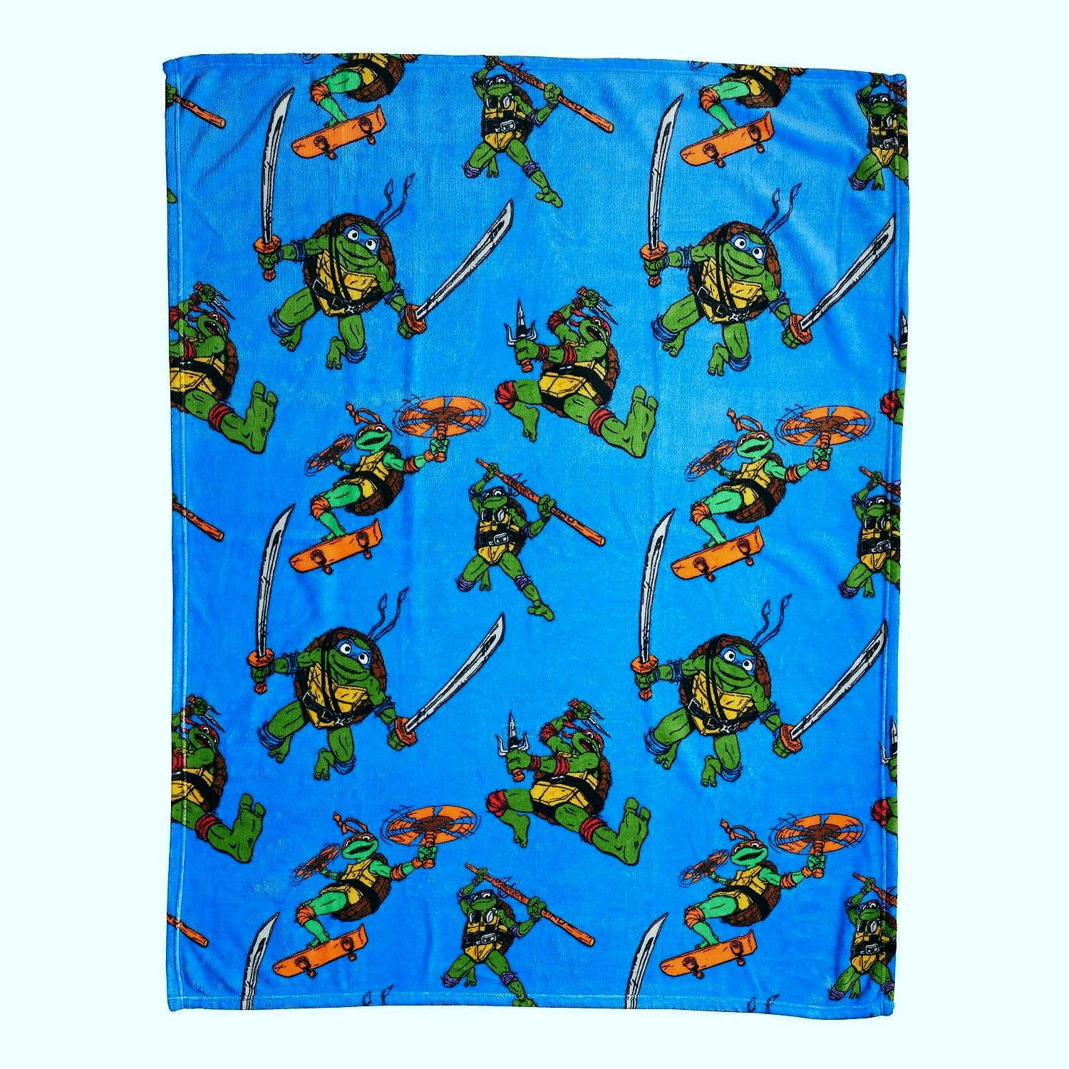 Teenage Mutant Ninja Turtles Kids Silky Soft Plush Throw Blanket, 46" X ...