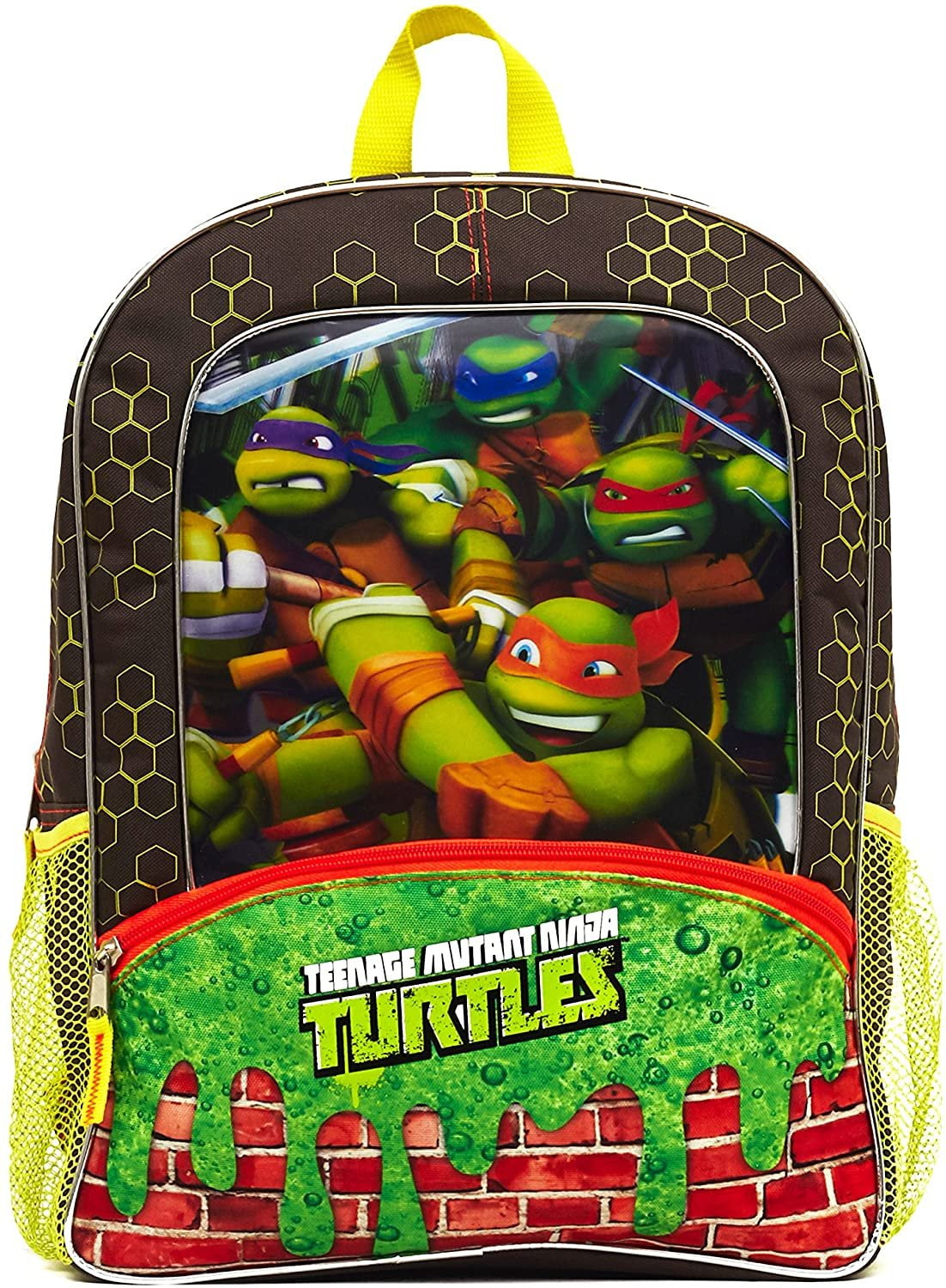 Teenage Mutant Ninja Turtles Lenticular Green Slime 16" Backpack ...