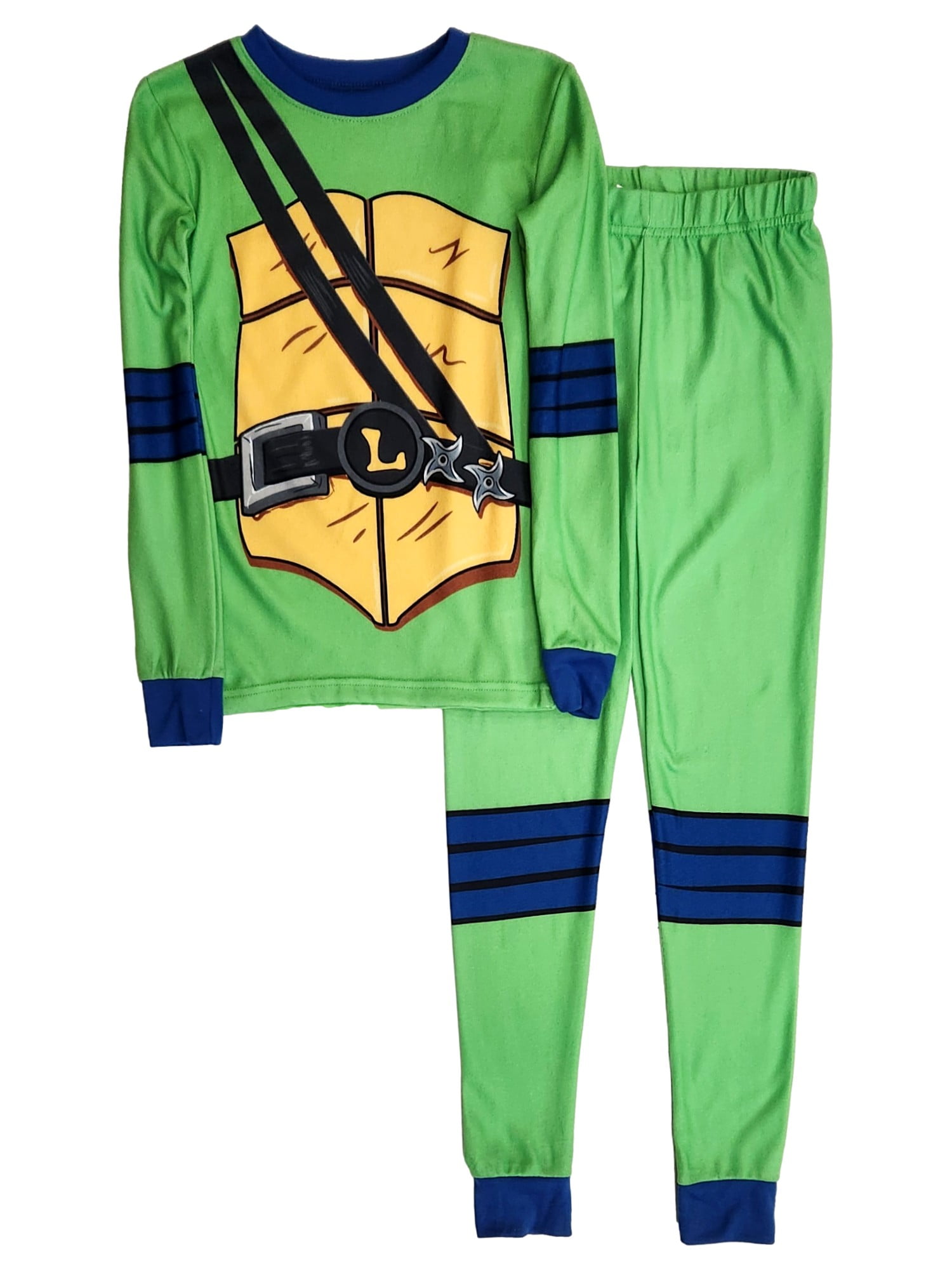 Teenage Mutant Ninja Turtles Leonardo Costume Pajama Set with Mask ...