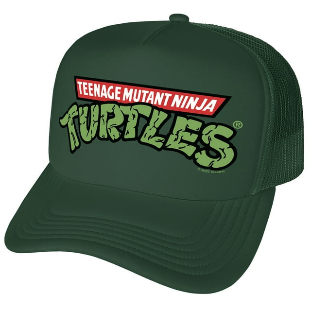 Teenage Mutant Ninja Turtles Logo Foam Snapback Trucker Hat - Unisex ...