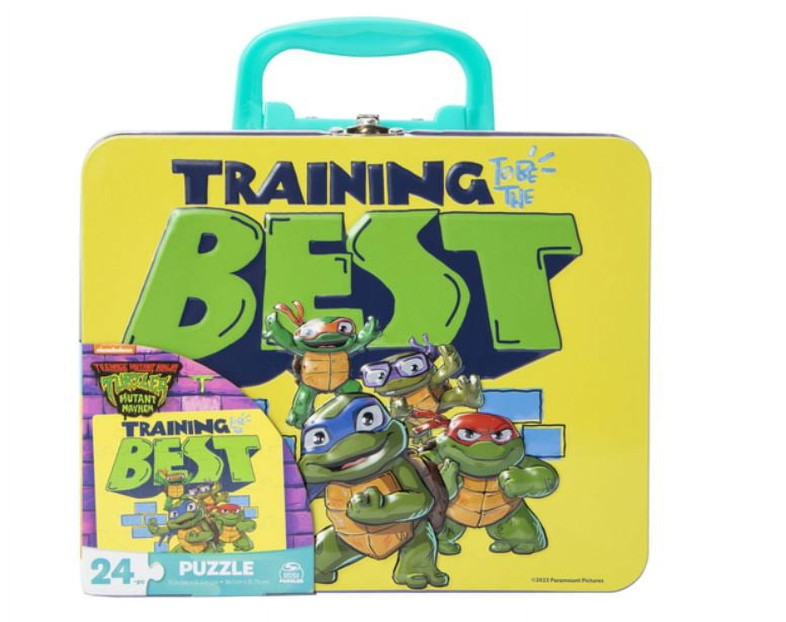 Teenage Mutant Ninja Turtles LUNCH BOX w ASSEMBLE 48pc 12.5" x 15 ...