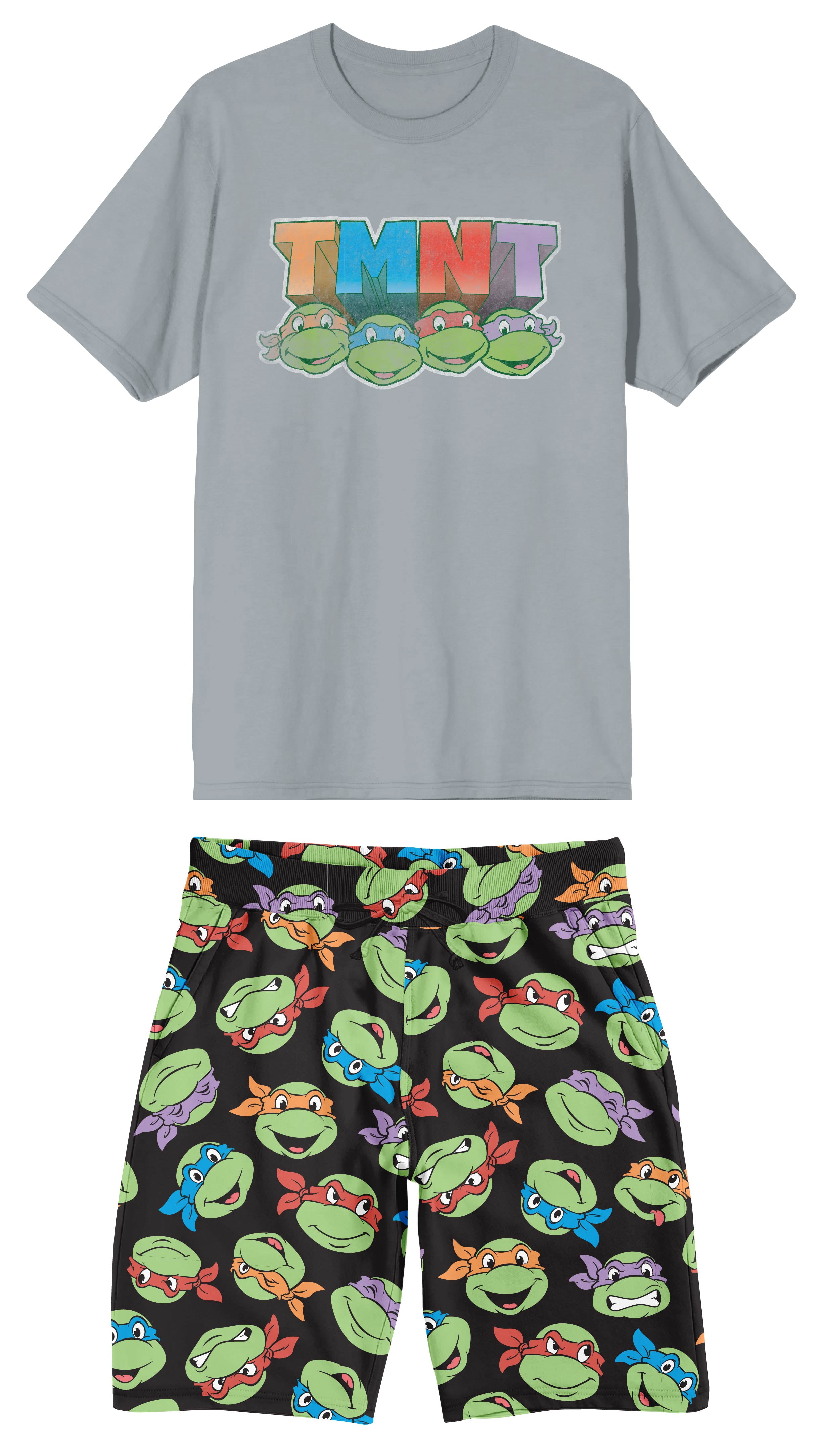 Teenage Mutant Ninja Turtles Men's 2-Piece T-Shirt & Lounge Shorts ...