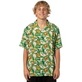 Teenage Mutant Ninja Turtles Men's Hawaiian Foliage Character Design ...