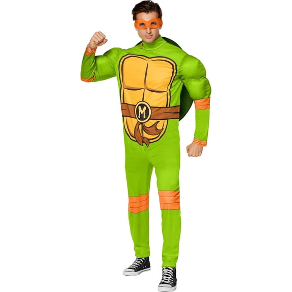 Teenage Mutant Ninja Turtles Michelangelo Costume, Men's Halloween ...