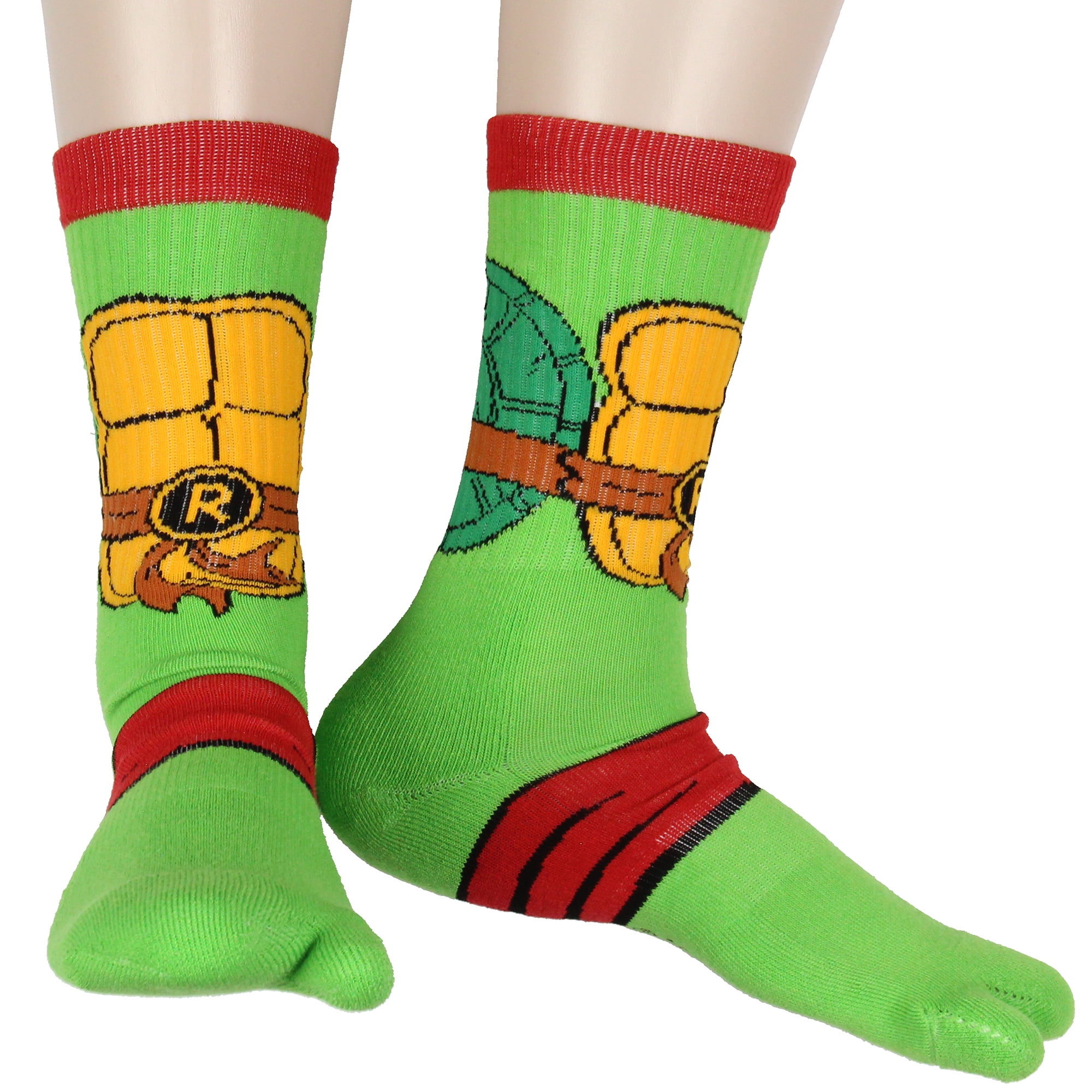 Teenage Mutant Ninja Turtles Men's Split Toe Adult Costume Mid-Calf ...