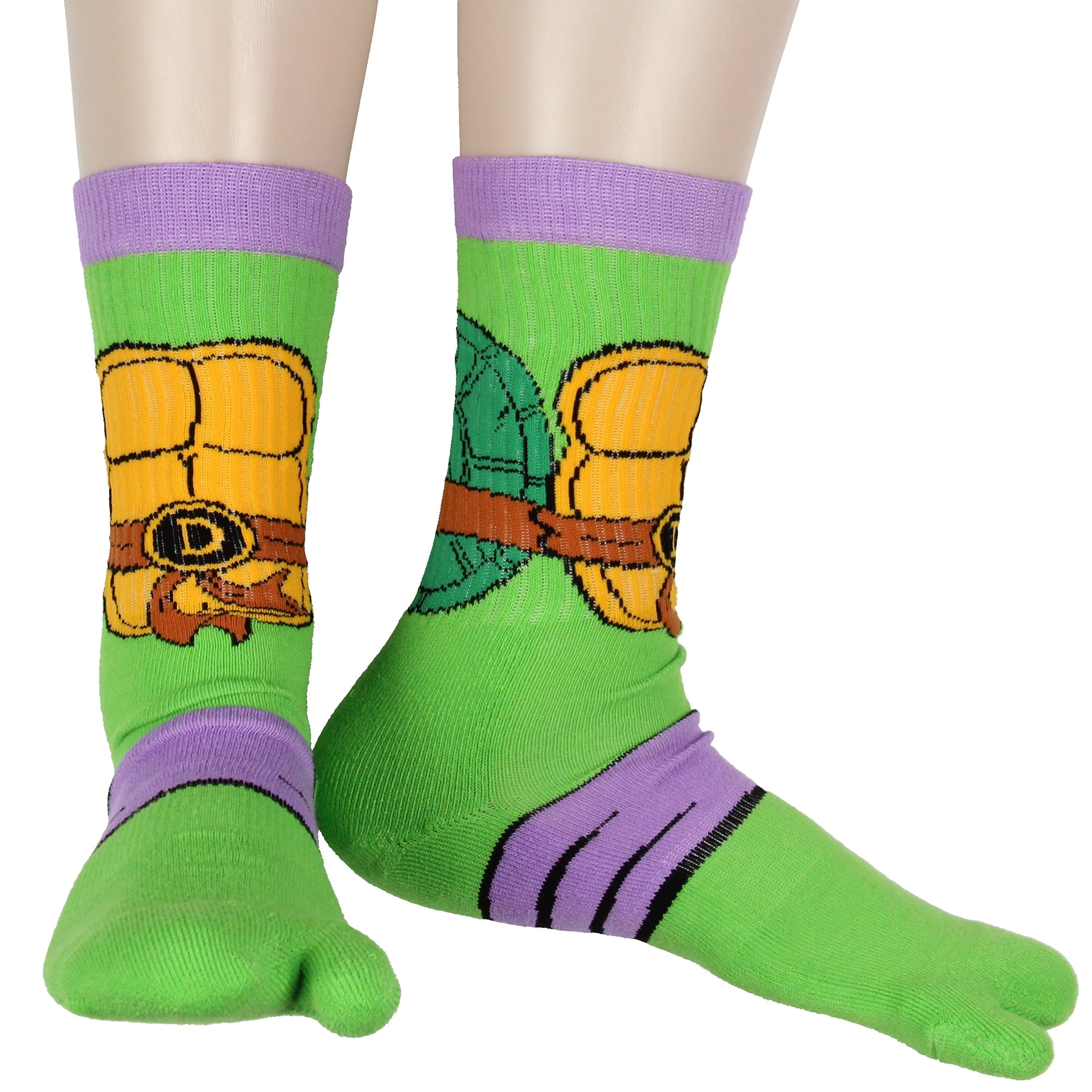 Teenage Mutant Ninja Turtles Men's Split Toe Adult Costume Mid-Calf ...