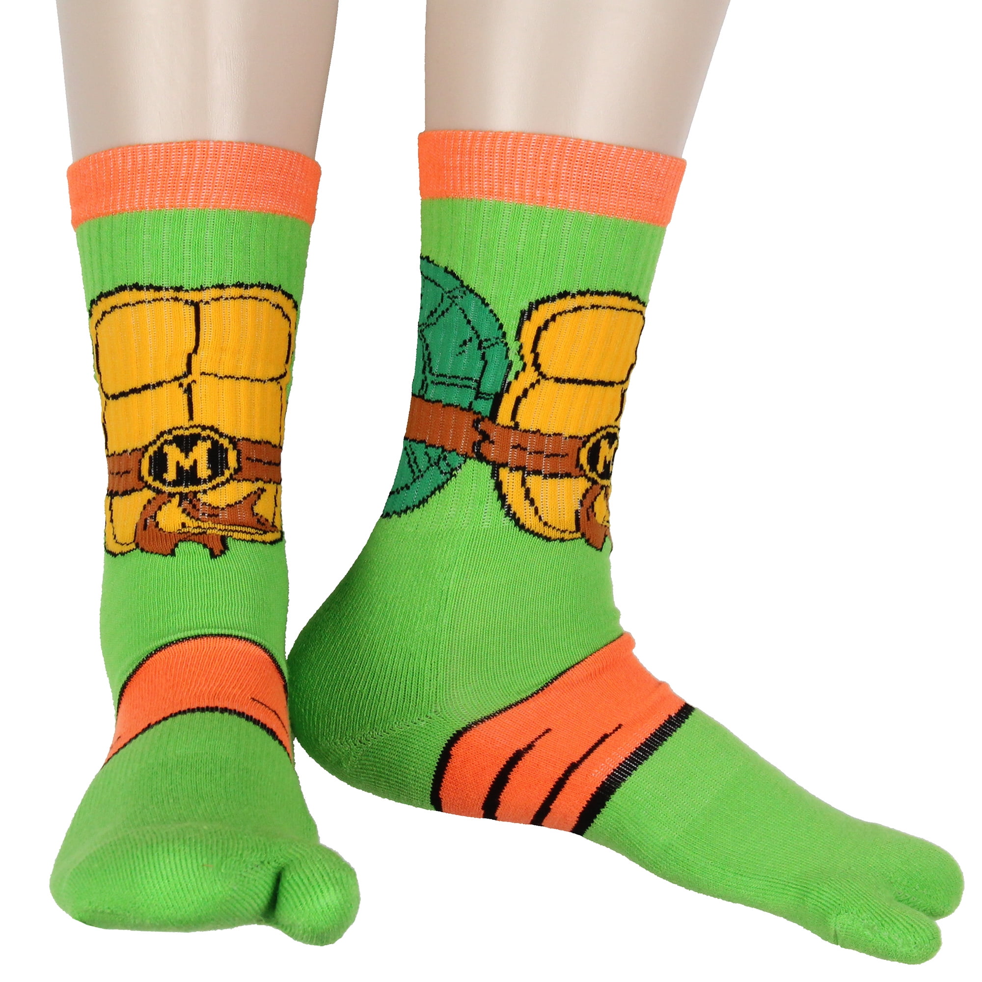 Teenage Mutant Ninja Turtles Men's Split Toe Adult Costume Mid-Calf ...