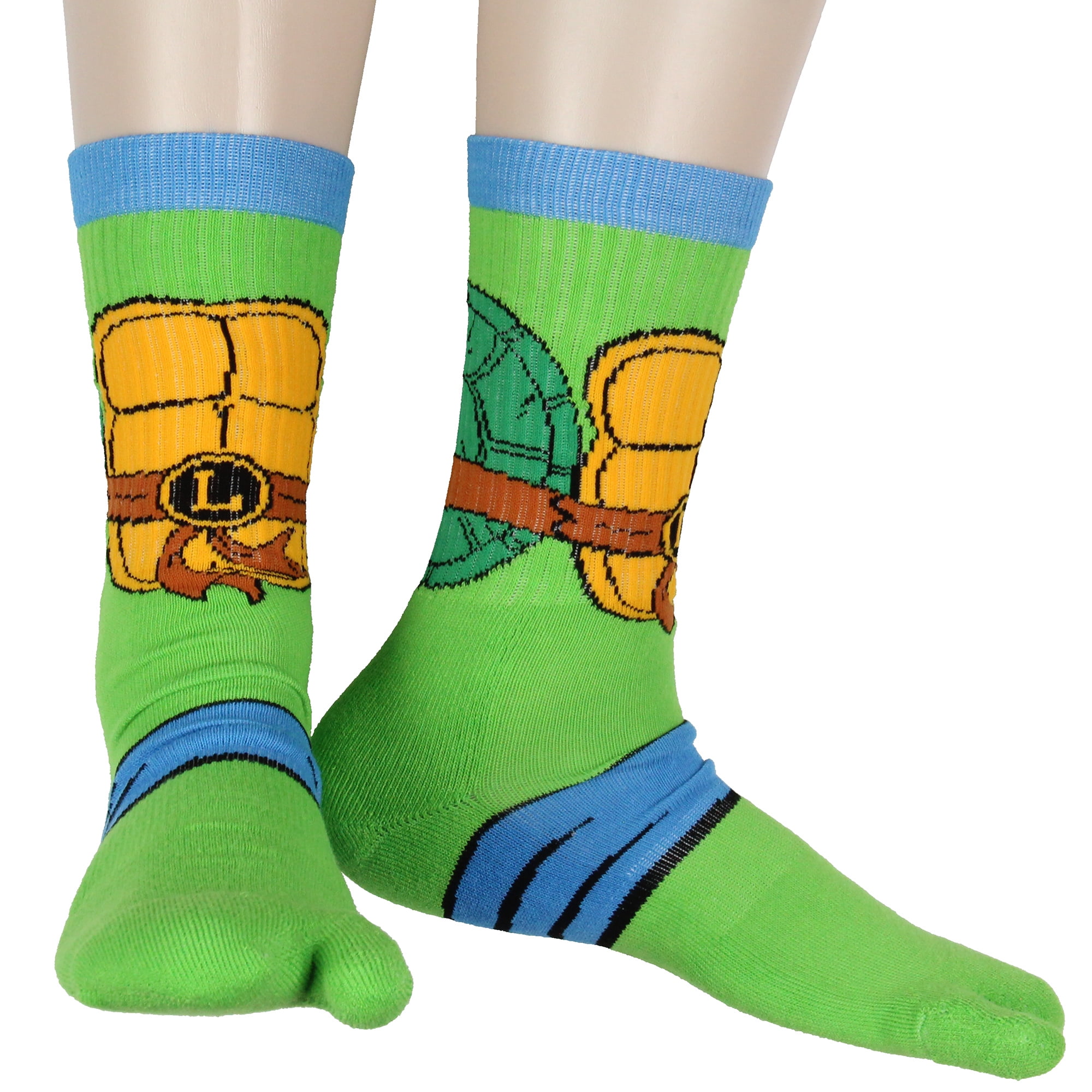 Teenage Mutant Ninja Turtles Men's Split Toe Adult Costume Mid-Calf ...