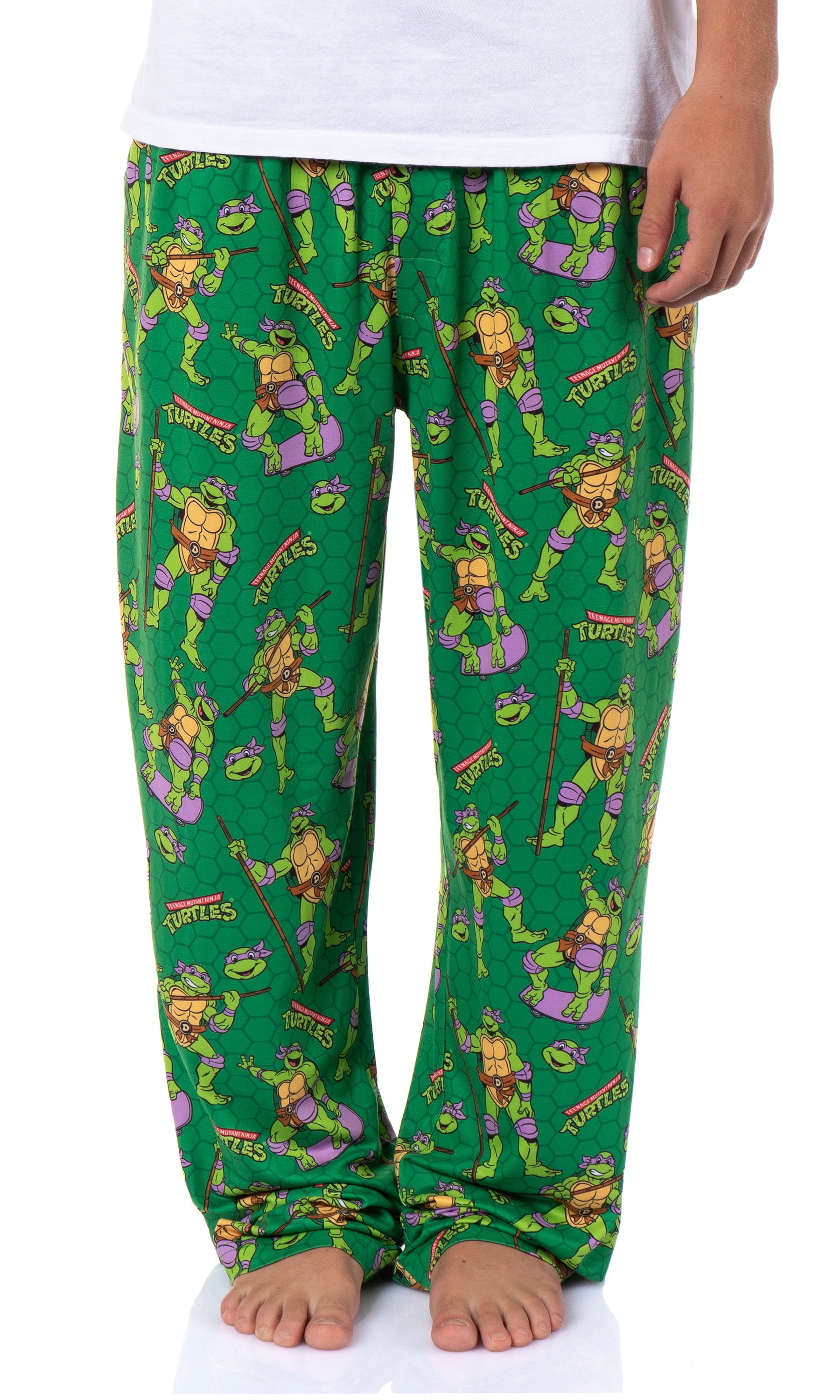 Teenage Mutant Ninja Turtles Men's Tossed Print Sleep Pajama Pants For ...