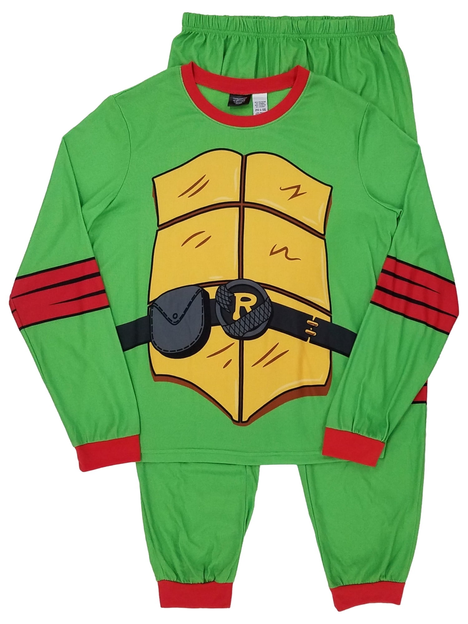 Teenage Mutant Ninja Turtles Mens 2-Piece Raphael Sleepwear Pajama Set ...