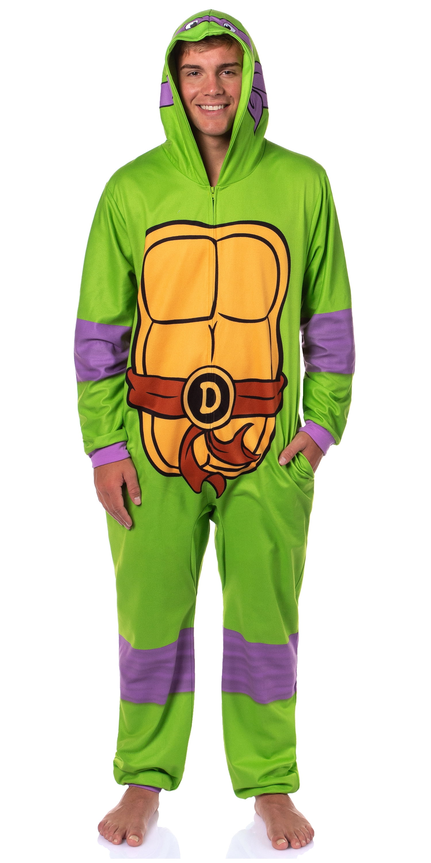 Teenage Mutant Ninja Turtles Mens' Union Suit Costume Sleep Pajama ...