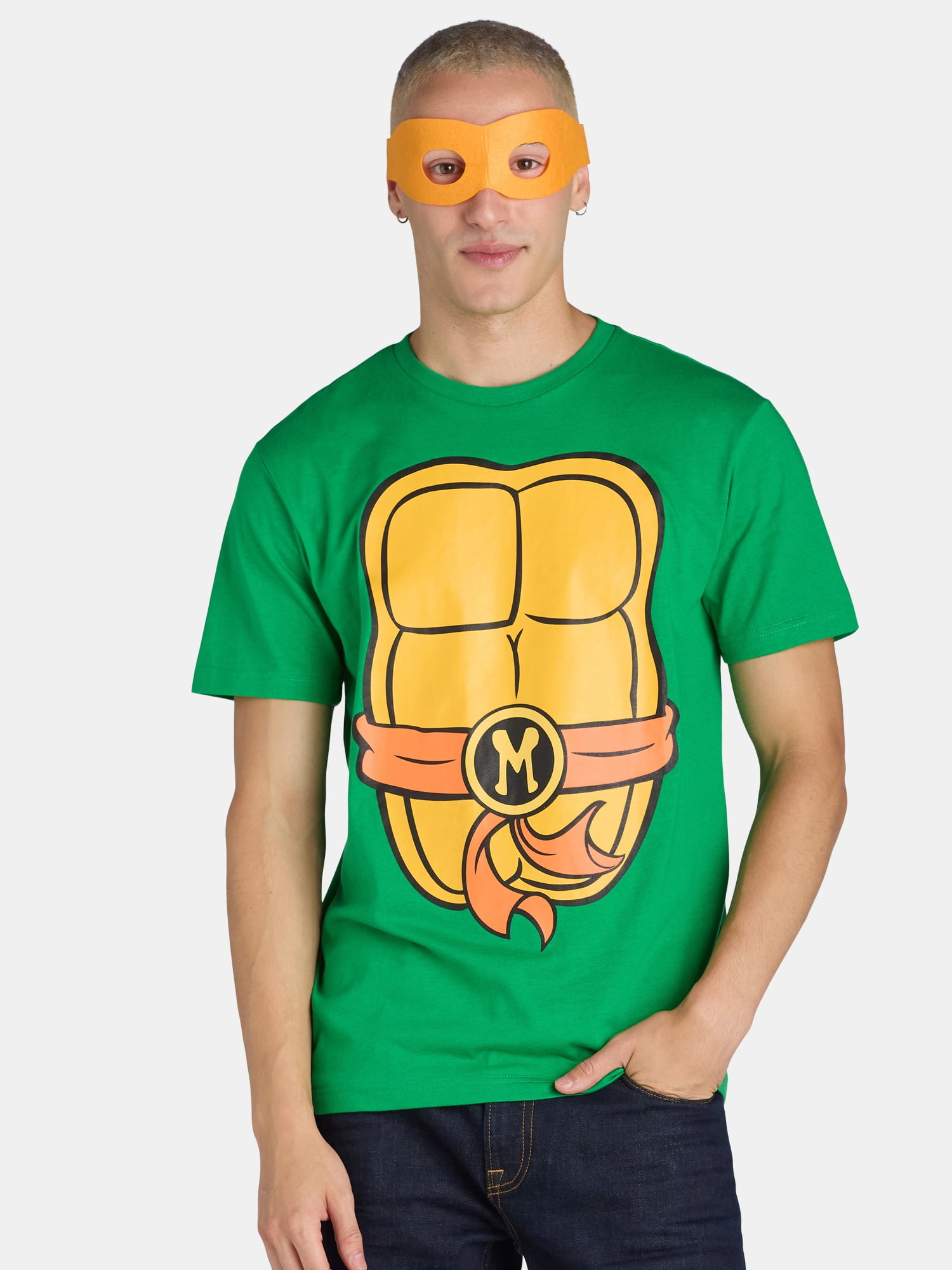 Teenage Mutant Ninja Turtles Men's Halloween Graphic Costume Tee with ...