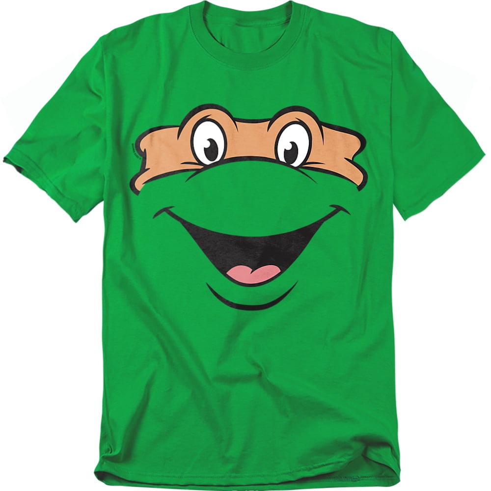 Teenage Mutant Ninja Turtles T-Shirt Michaelangelo Smile Unisex Graphic ...