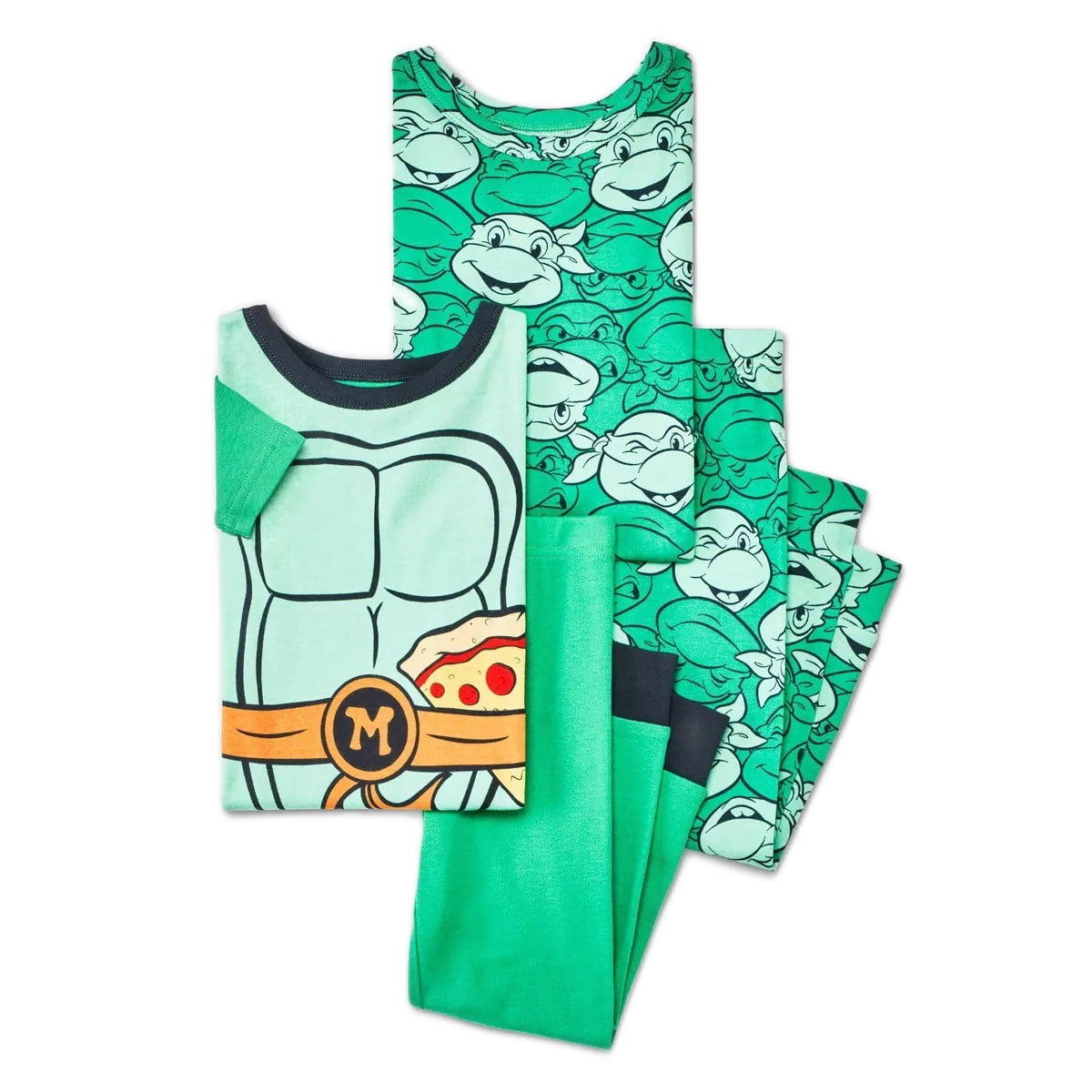 Teenage Mutant Ninja Turtles Michelangelo 4-Pc Toddler Boy's Pajama Set ...
